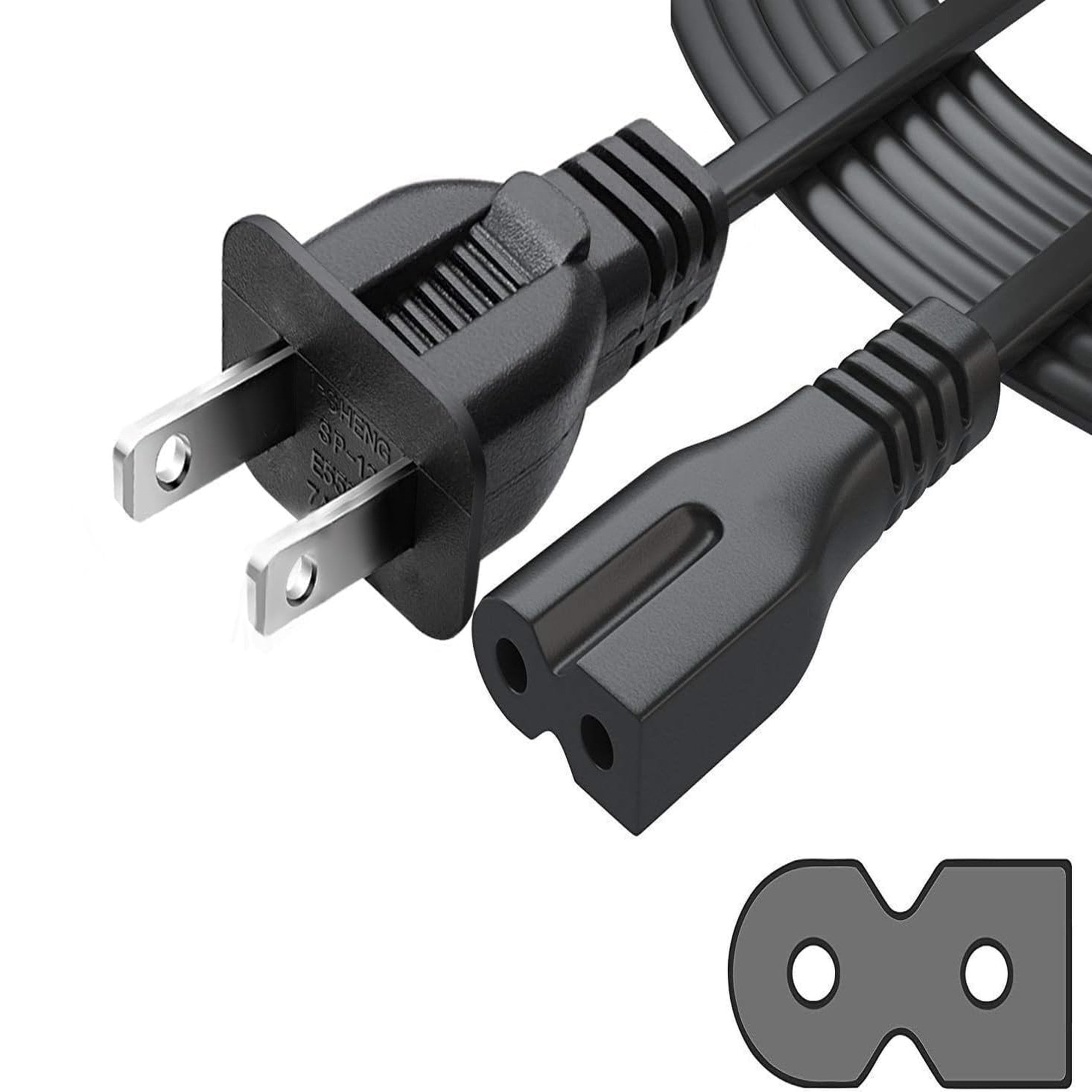 Versatile 3.3FT Power Cord for Multimedia Speakers, WiFi Routers, and ...