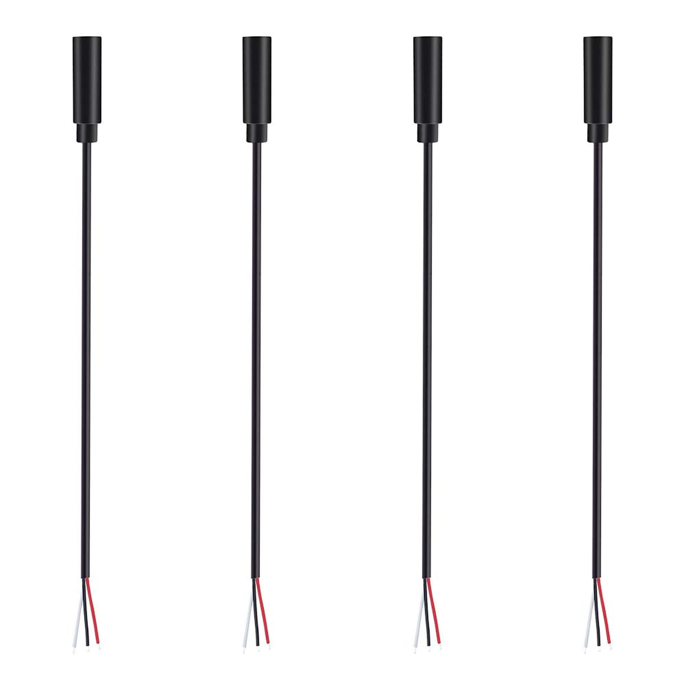 Versatile 3.5mm Female Jack to Bare Wire Audio Connector Cable Set ...