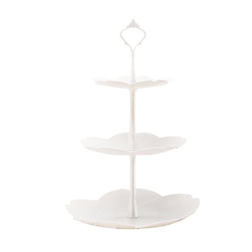 Versatile 3-Tier Snack Stand Cupcake Stand Dessert Stand with Elegant ...