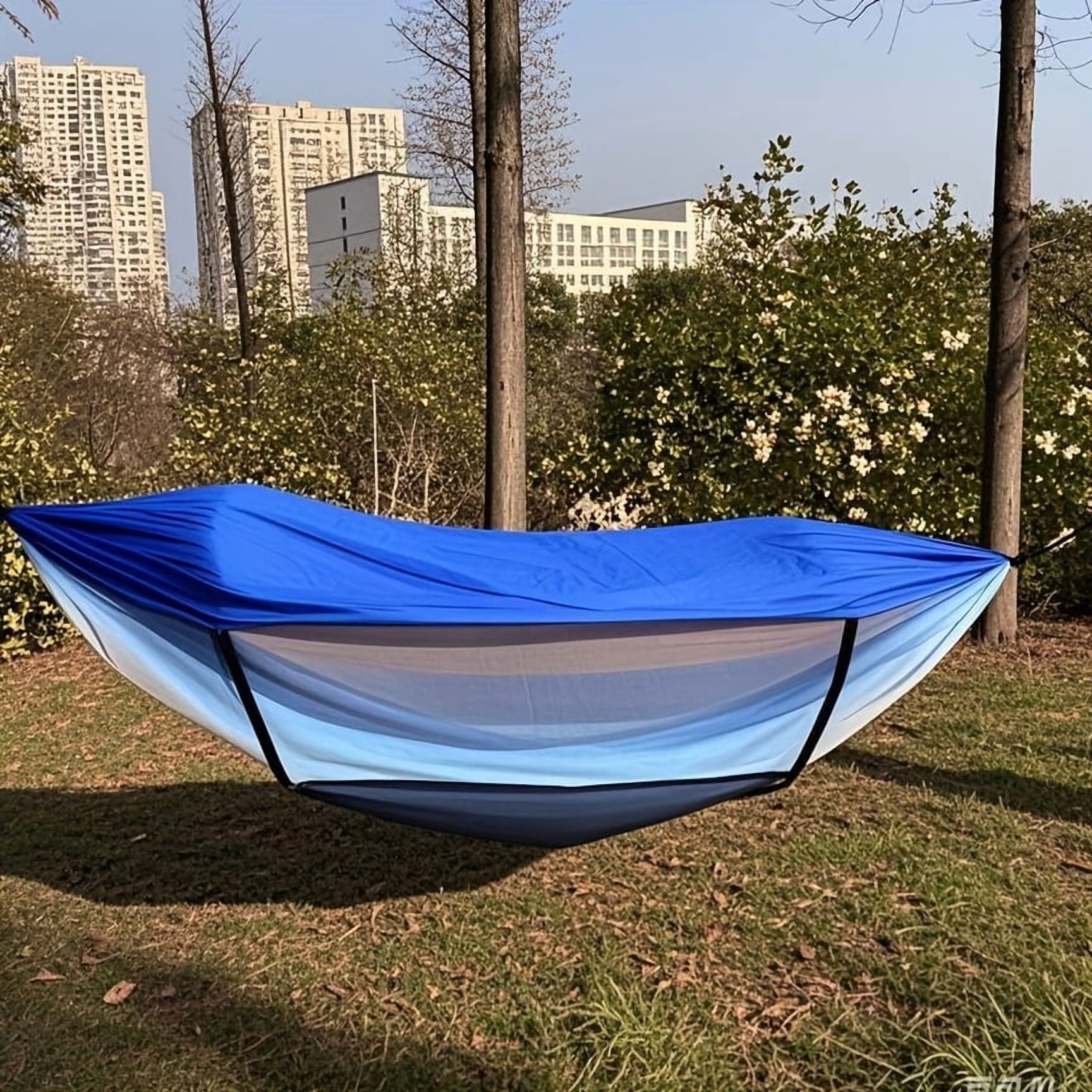 Versatile 4-in-1 Camping Hammock with Mosquito Net & Sun Shelter ...