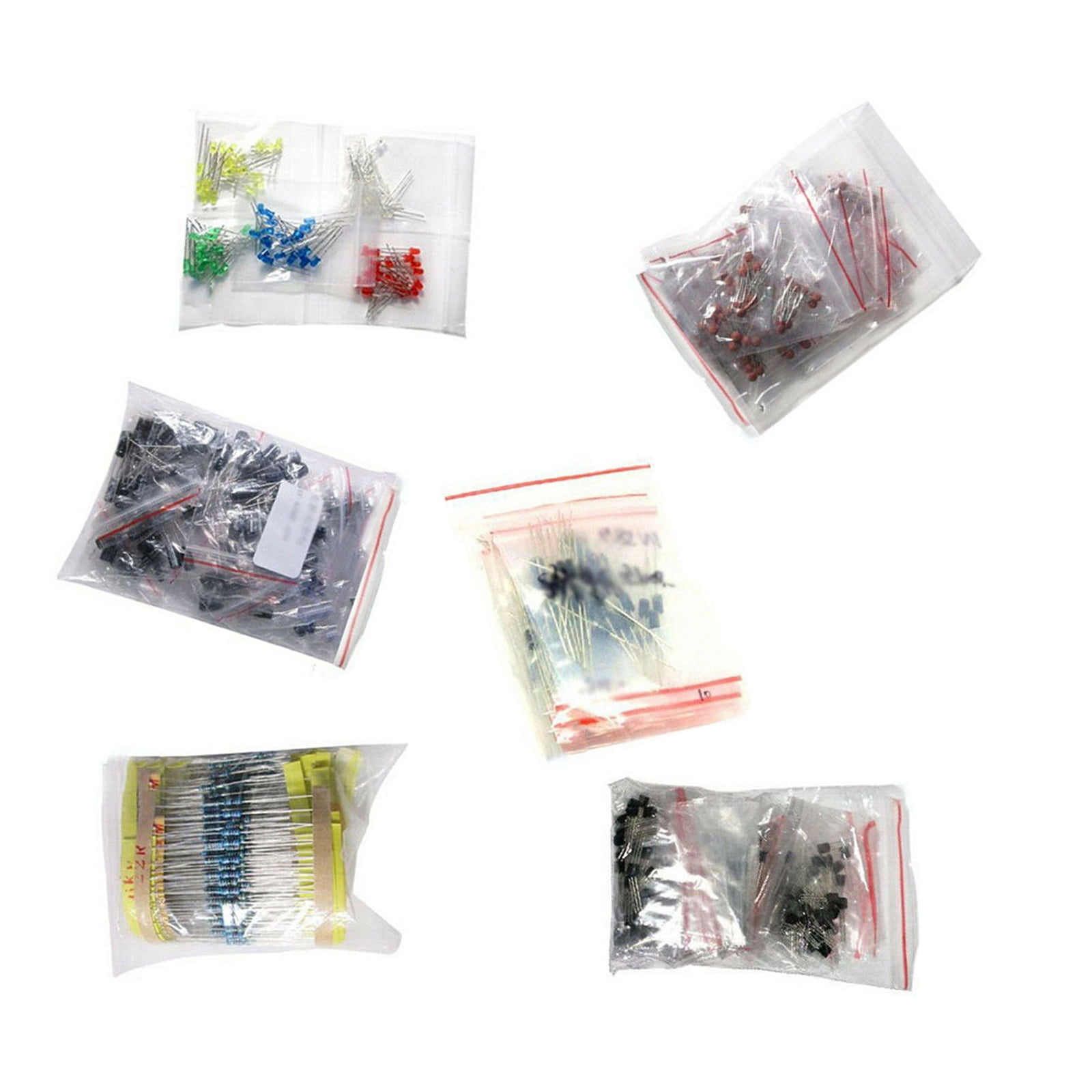 Versatile 5 Colors LED Diodes and Capacitor Pack for Hobbyists and ...