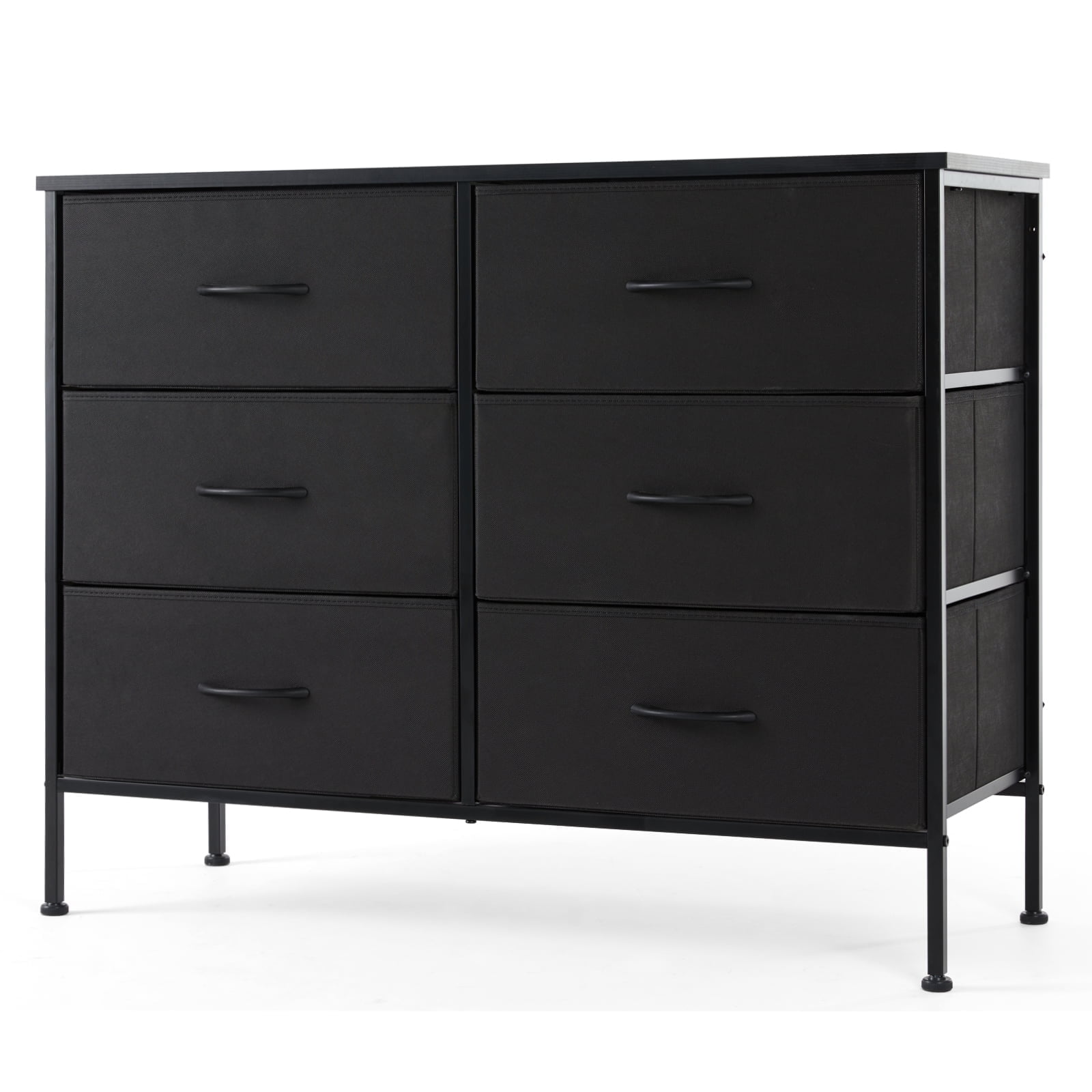 Versatile 6 Drawer Dresser, Dresser for Bedroom, Spacious Fabric ...