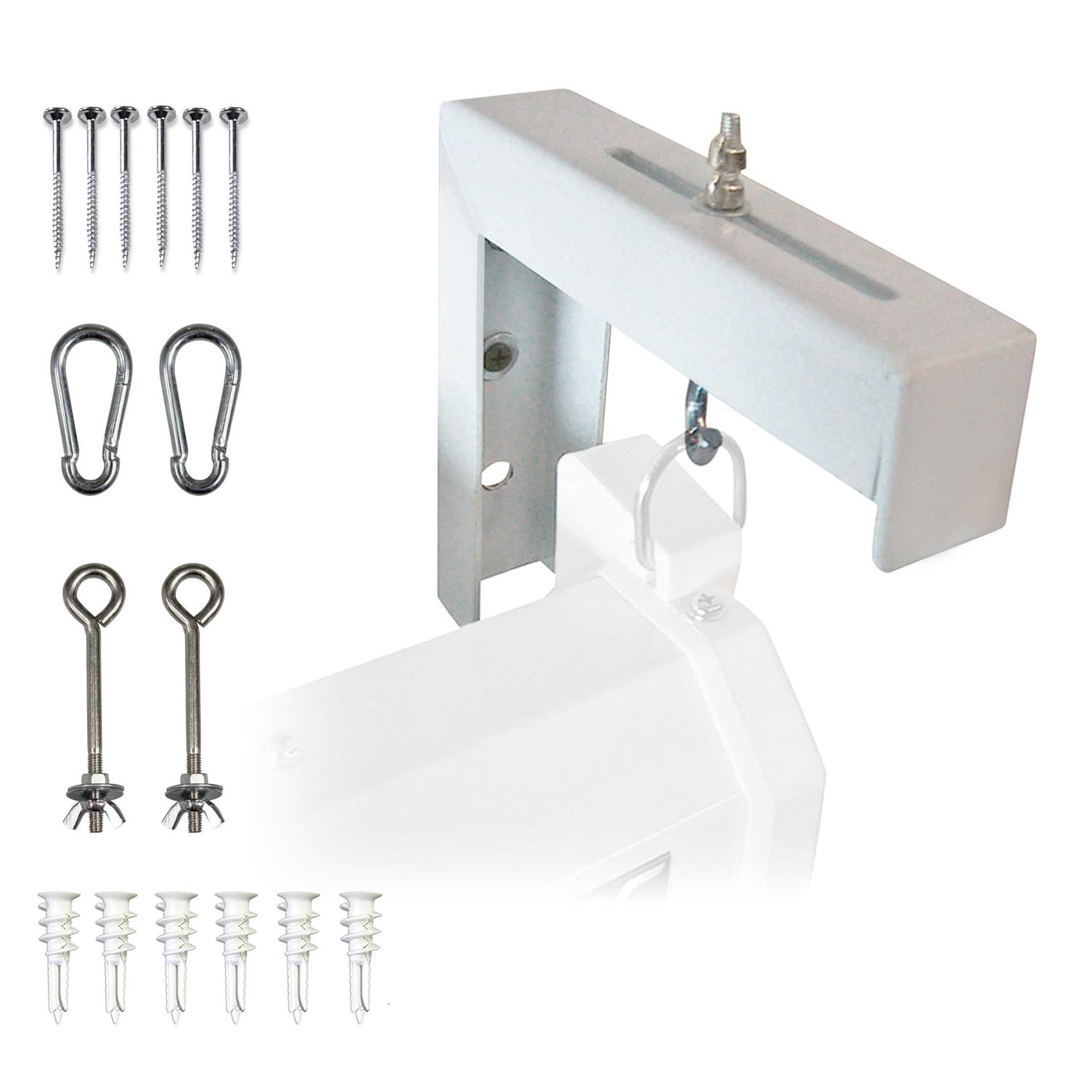 Versatile 6-Inch White Projector Screen Mounting Bracket Kit - Walmart.com