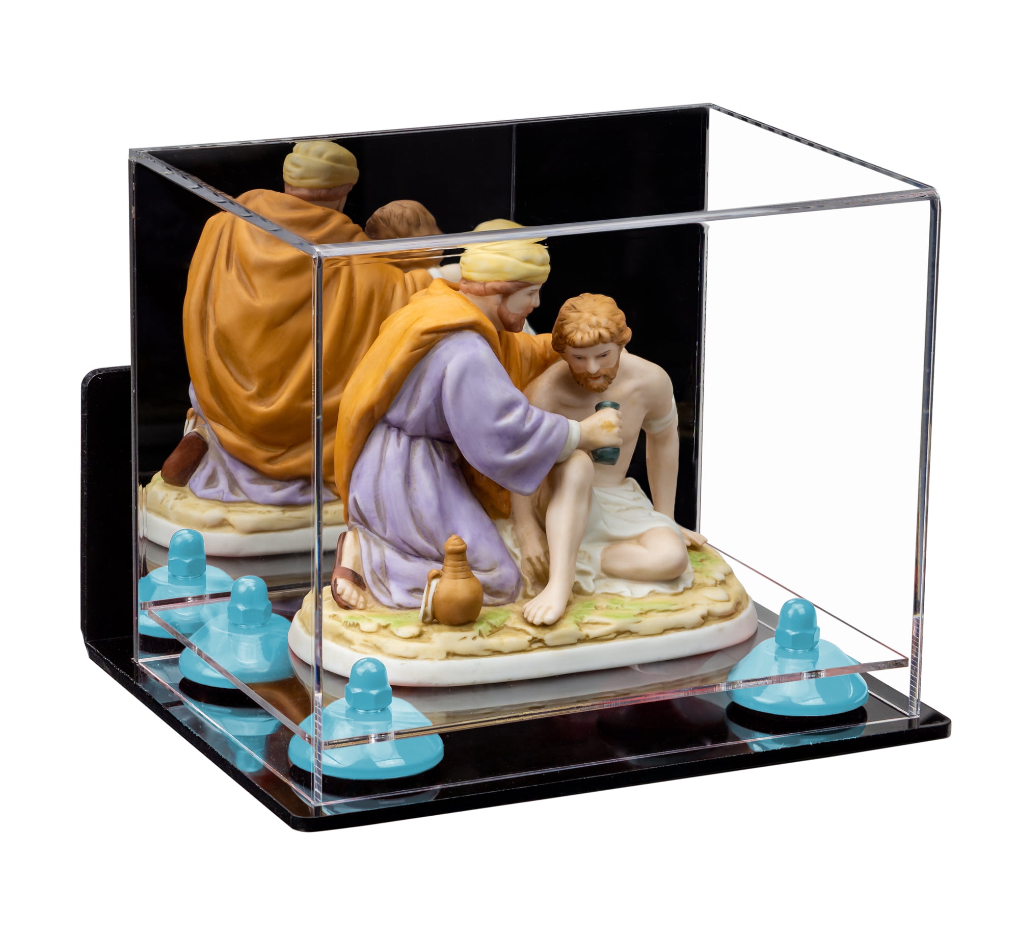 Versatile Acrylic Display Case - Small Rectangle Box with Mirror, Wall ...