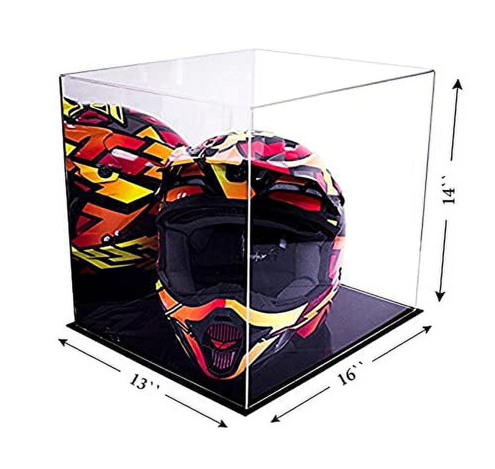 Versatile Acrylic Display Case with Mirror - Large Rectangle Box with ...