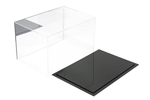 Versatile Acrylic Mirrored Display Case, Cube, Dust Cover Riser with ...