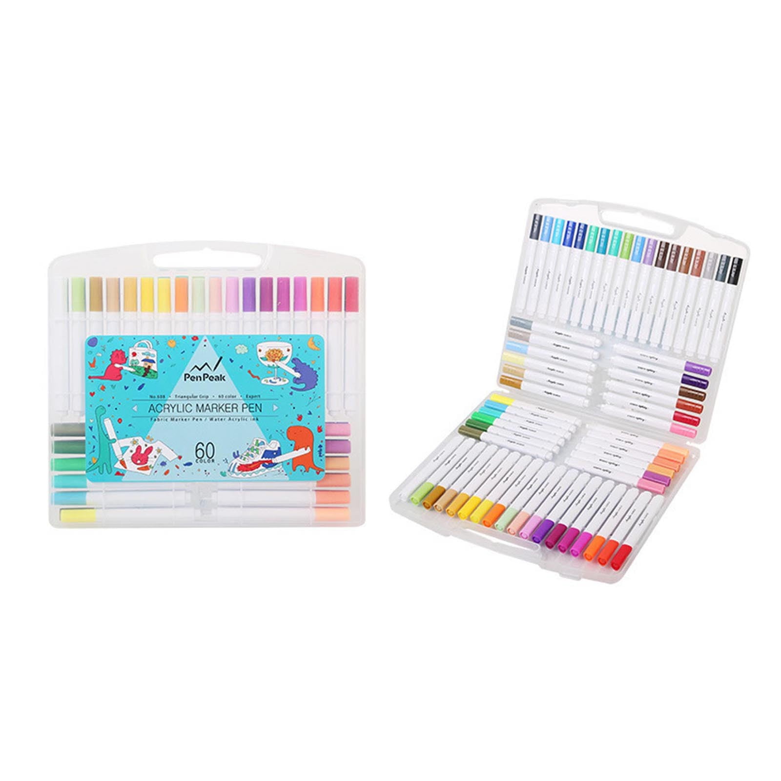 Versatile Acrylic Paint Marker Pens Set for Art Projects on Multiple ...