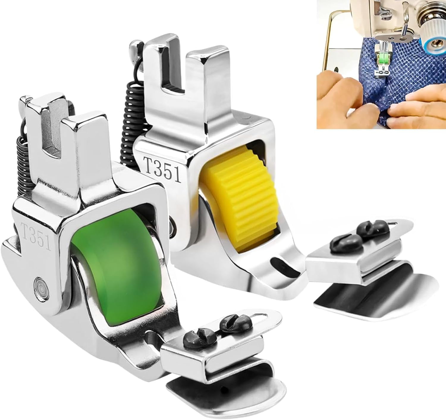 Versatile Adjustable Rolled Hemmer Presser Foot, 2025 Upgrade Invisible ...