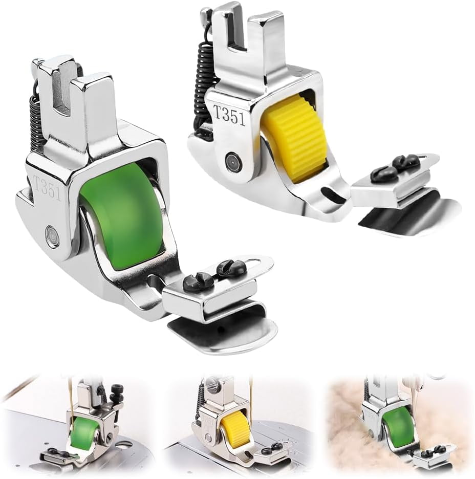 Versatile Adjustable Rolled Hemmer Presser Foot, Upgraded Stainless ...
