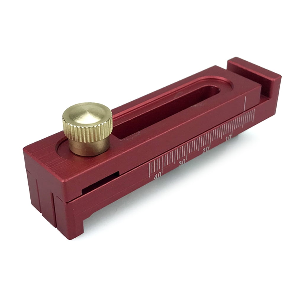 Versatile Aluminum Alloy Woodworking Measuring Ruler Thickness Gauge ...