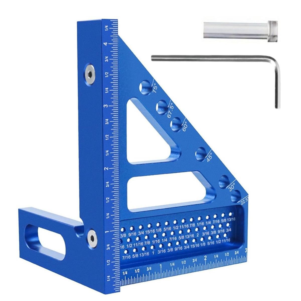 Versatile Aluminum Woodworking Square 90 Degree Protractor Simple ...