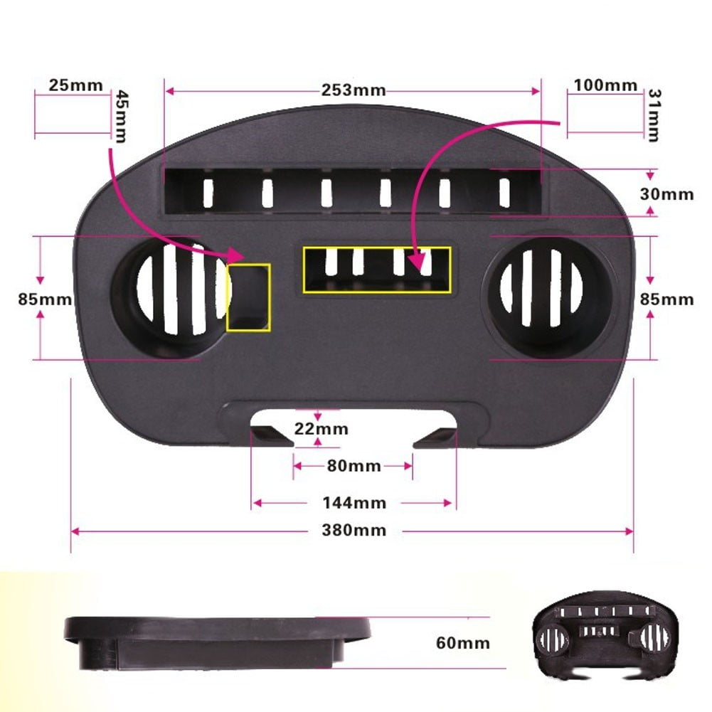 Versatile Attachable Cup Holder - Convenient Tray For Chair With Mobile ...