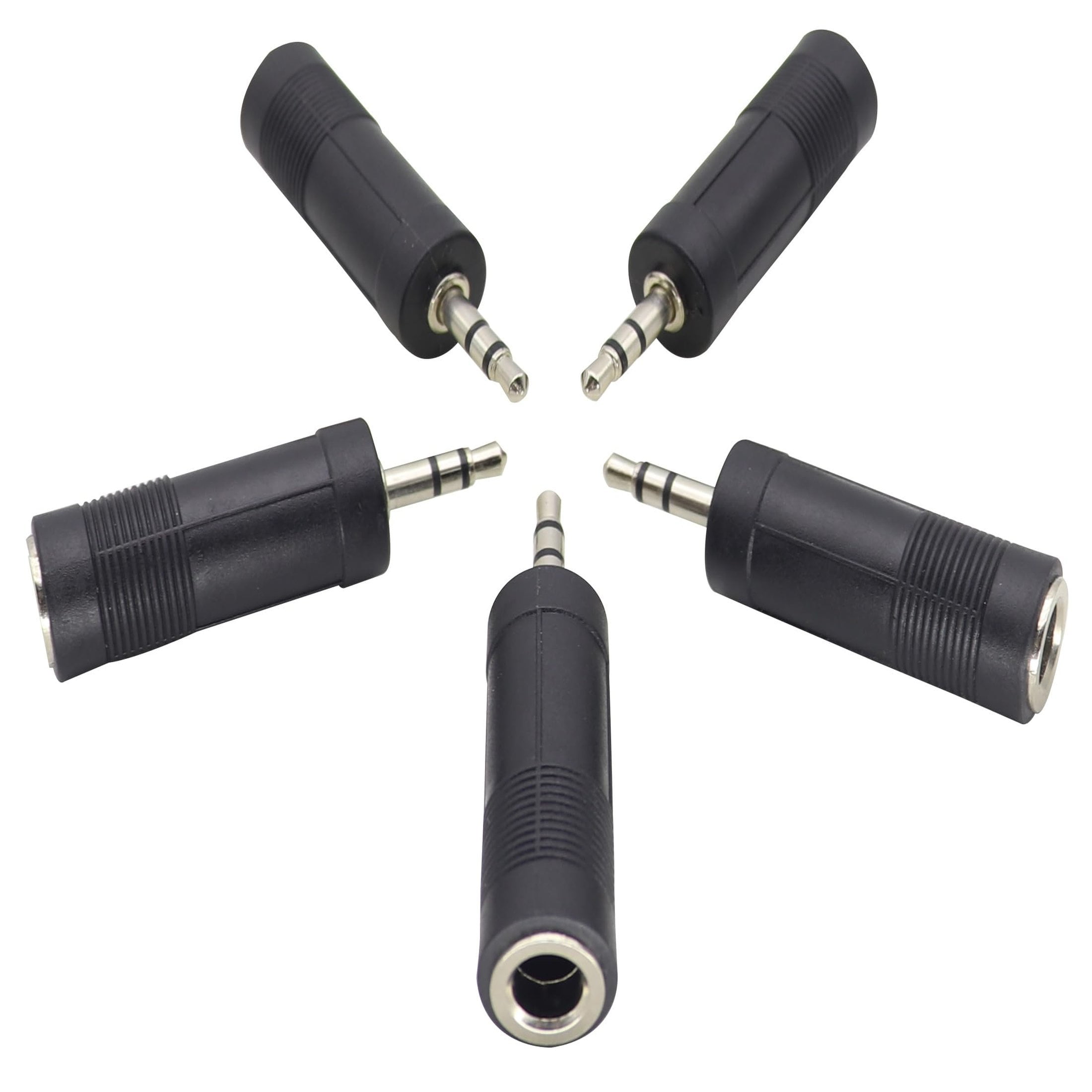 Versatile Audio Adapter Set: 3.5mm to 6.35mm Stereo Jack Connectors ...
