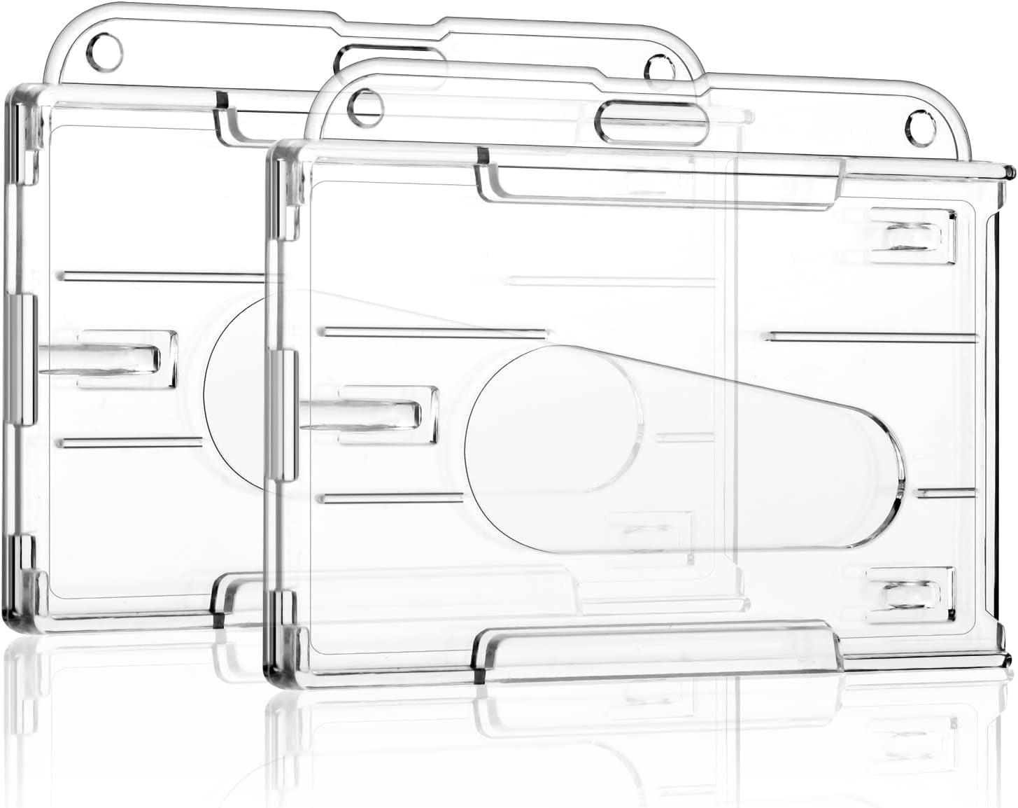 Versatile Badge Holders, Thumb Slot Design For Immediate Card Access ...