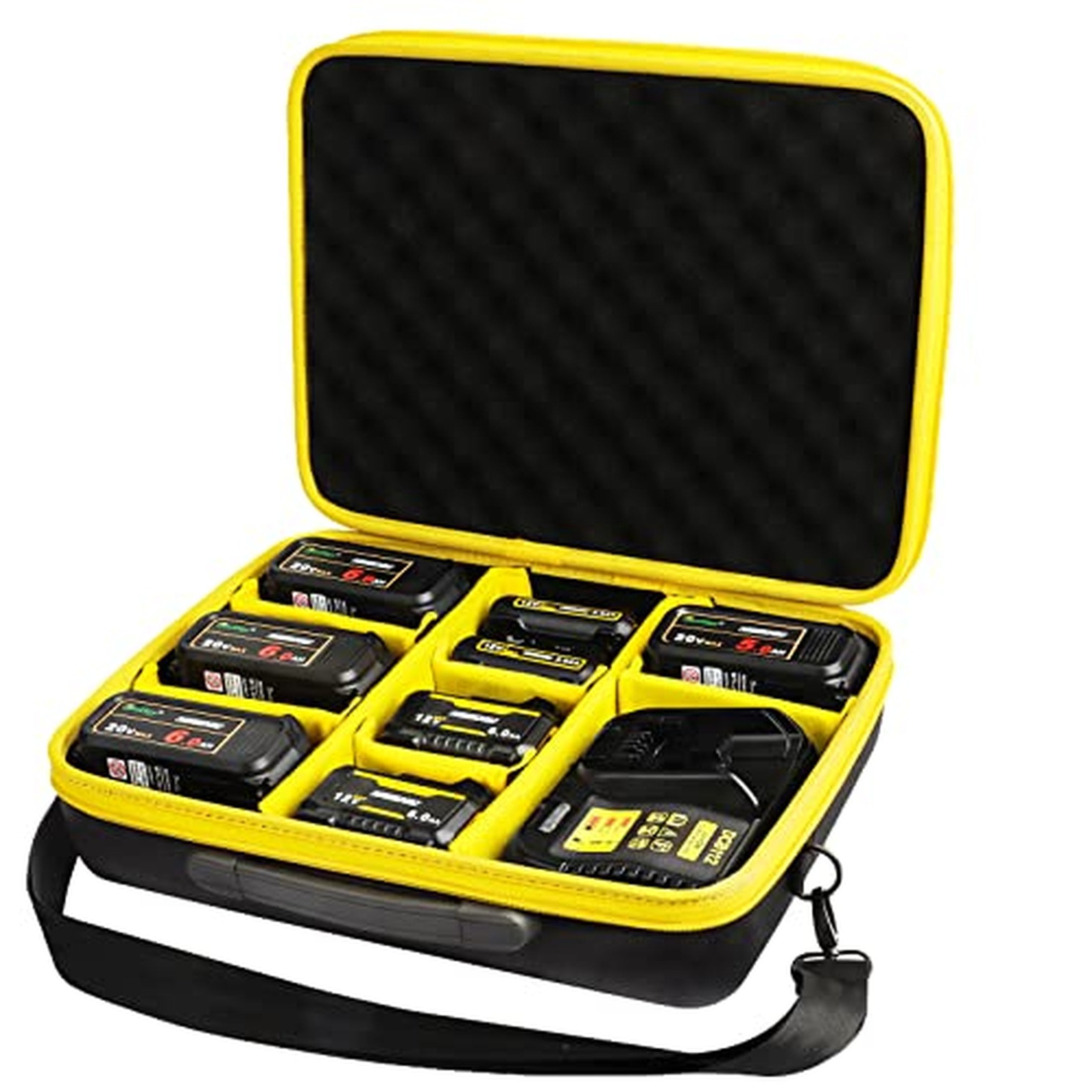 Versatile Battery Storage Case for 20V 60V Tool Batteries and Chargers ...