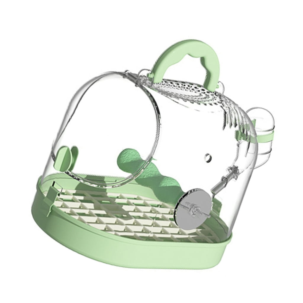 Versatile Birdcage for Travel Clear Bird Cage with Feeders and Bottom ...