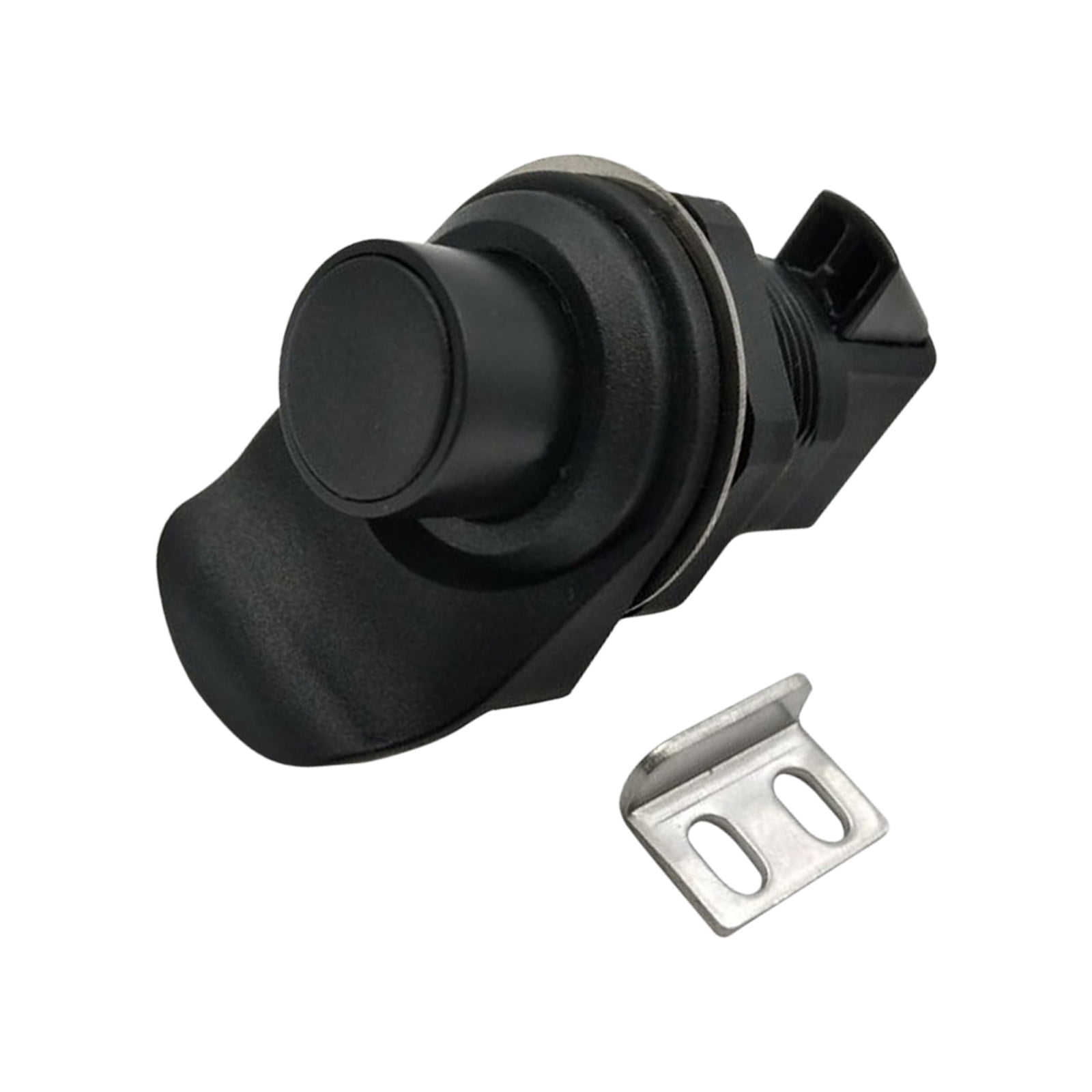 Versatile Black Plastic Push Button Door Latches Easy Install Trailer ...
