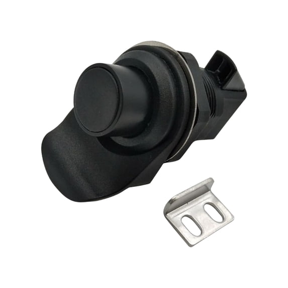 Versatile Black Plastic Push Button Door Latches Easy Install Trailer ...