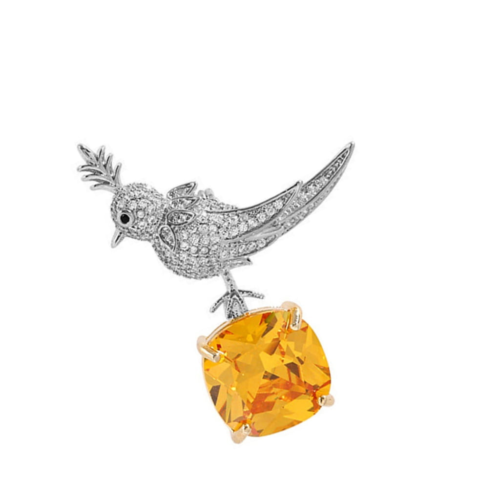 Versatile Brooch Alloy Jewelry Multi Purpose Accessory Elegant Bird ...