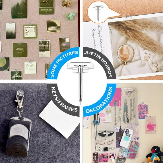 Versatile Bulletin Board Pins – Perfect for Vision Boards, Photo Walls ...