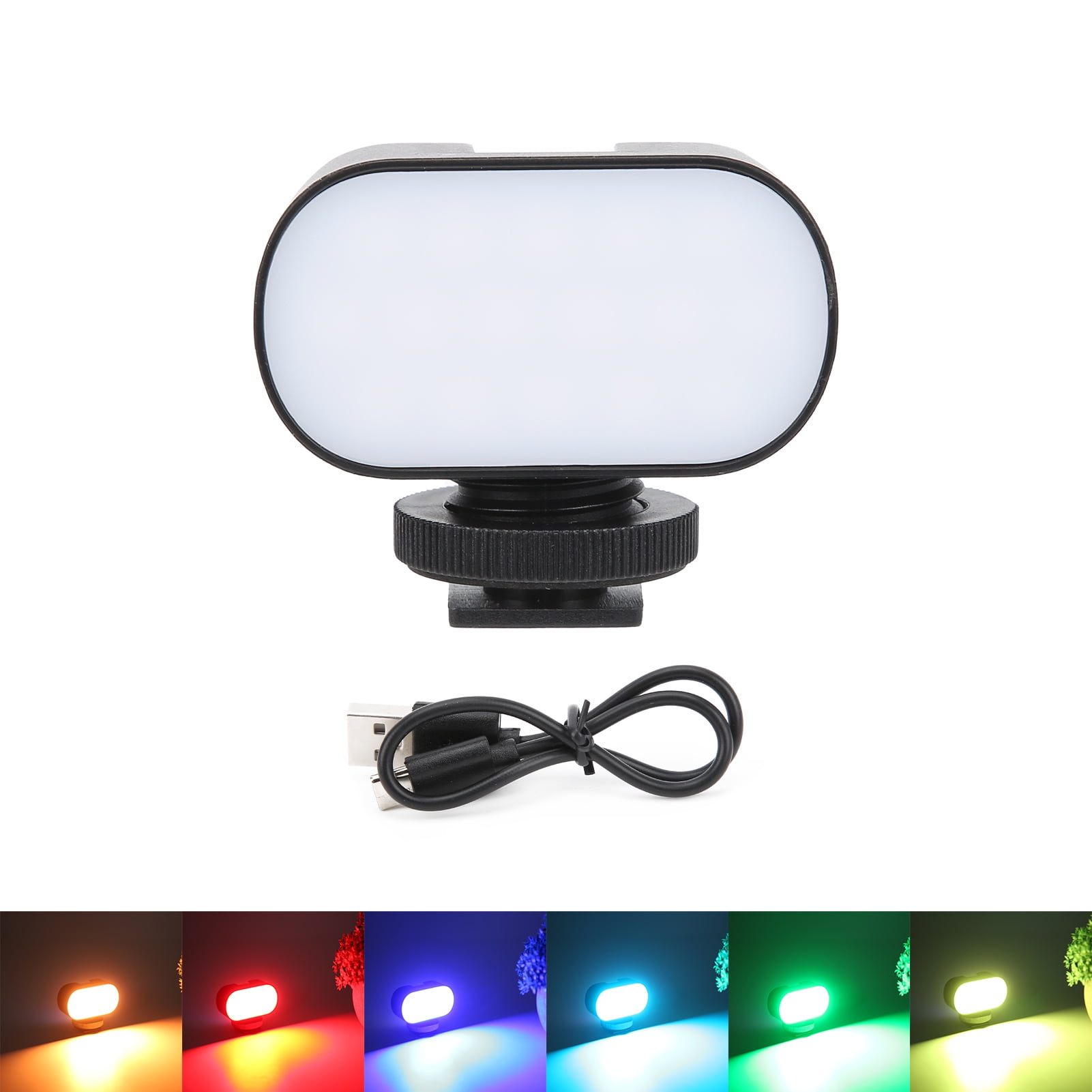 Versatile Camera Light, RGB LED Photography Light With 120° Lighting ...
