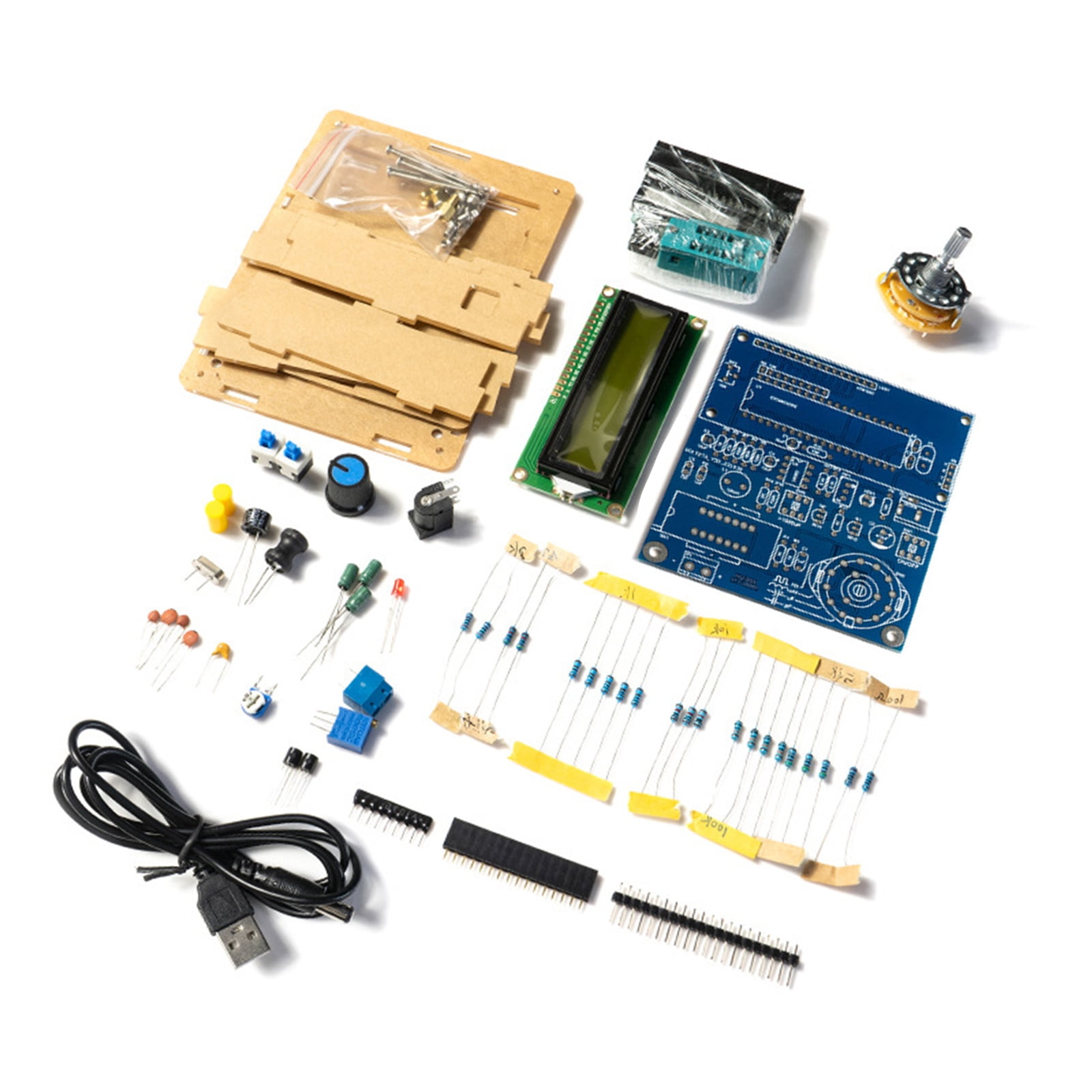 Versatile Capacitance Meter Frequency Tester Kit with Large LCD Display ...