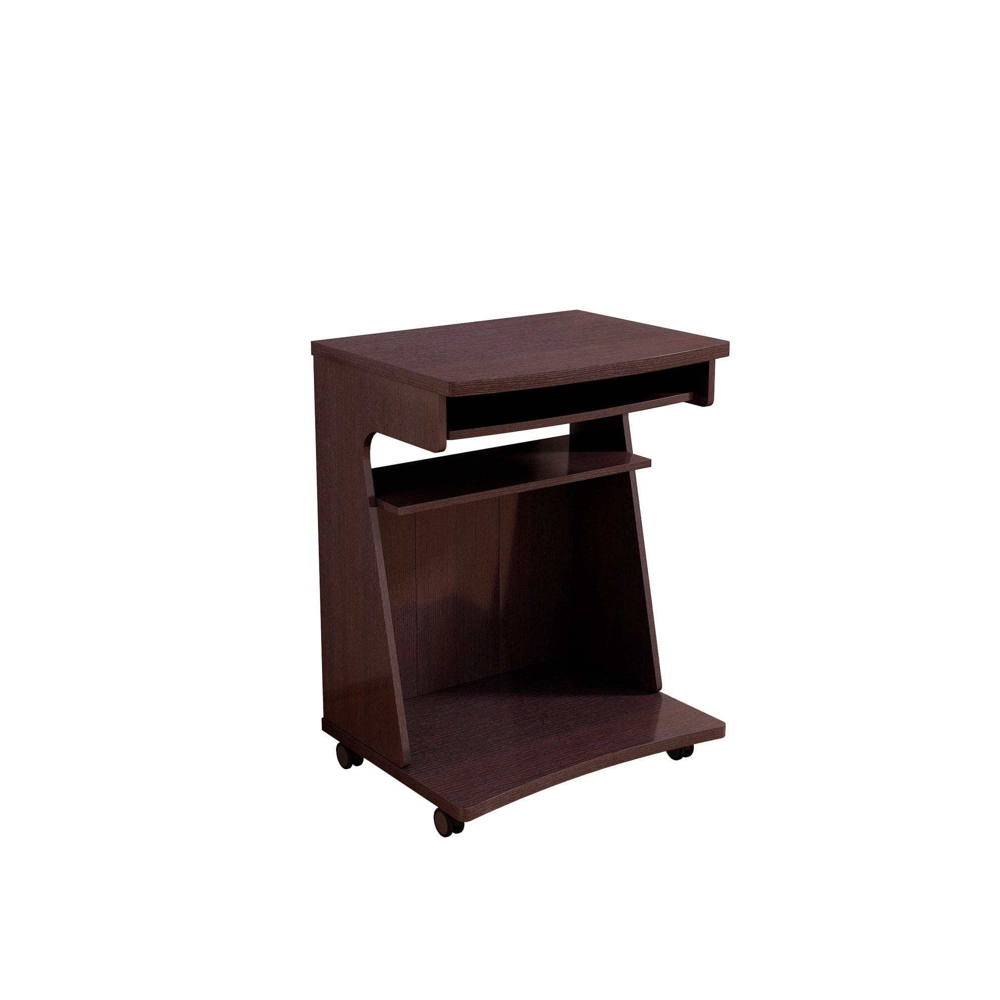 Versatile Cart With Locking Wheels, One Rolling Shelf And Two Fixed ...