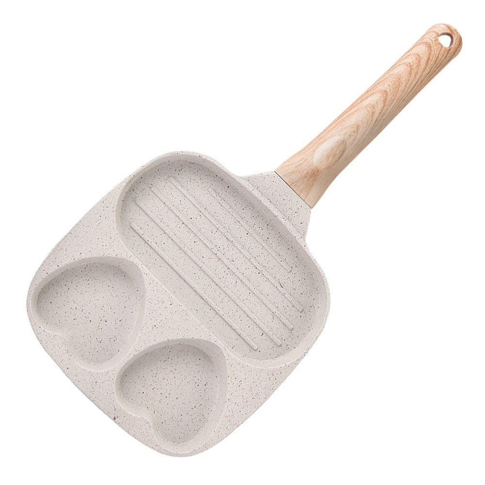 Versatile Cast Aluminium Stone Skillet Pan with Fun Shapes & Ergonomic ...