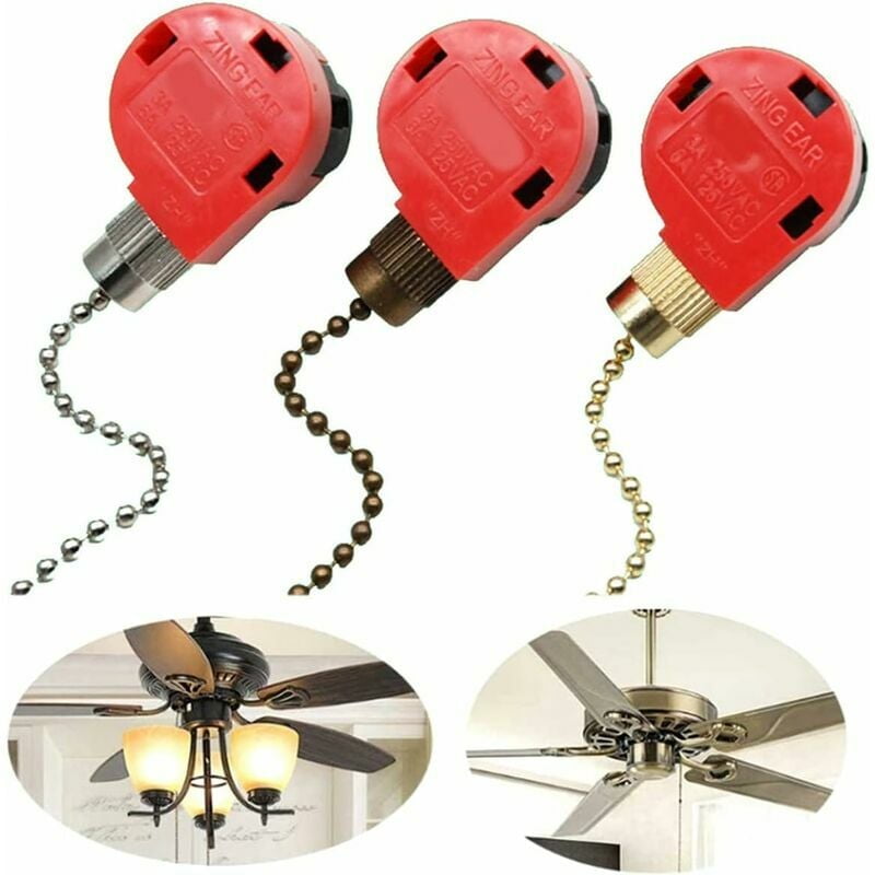Versatile Ceiling Fan Switch, 3 Speed Control For Ceiling Fans ...