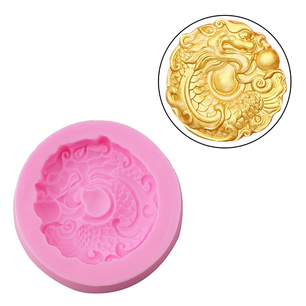 Versatile Chinese Dragon Silicone Mold Silicone Craft Moulds DIY ...