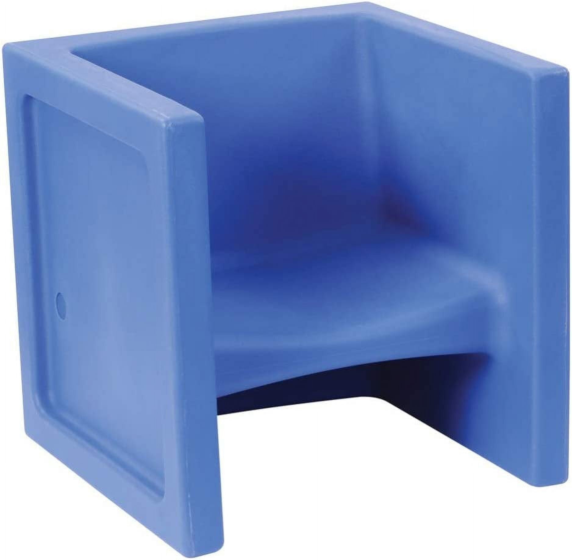 Versatile Comfortable Dark Blue Cube Chair for Toddlers - Kids ...