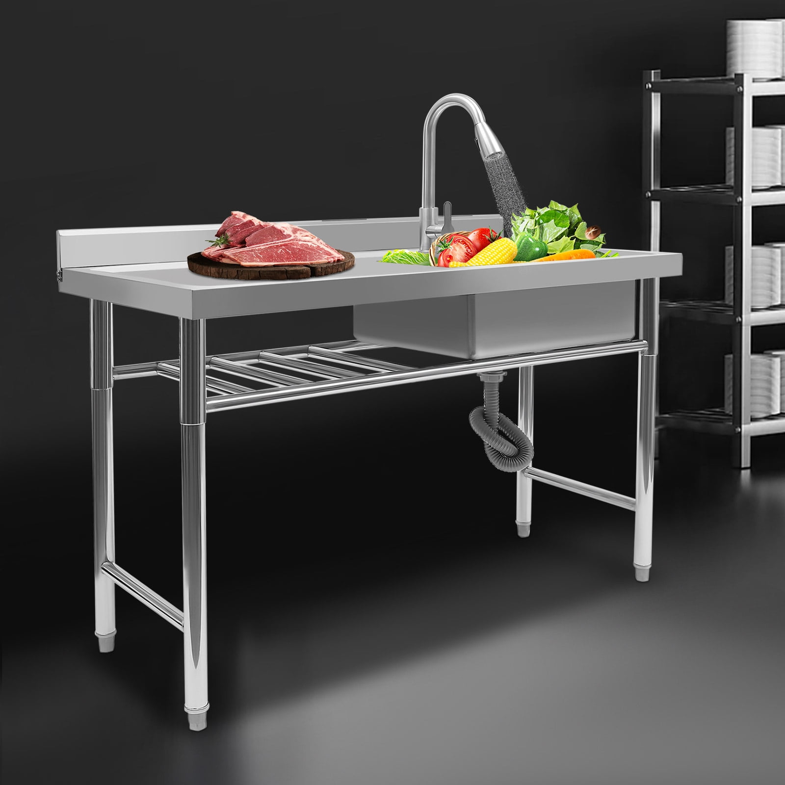 Versatile Commercial Restaurant Sink with Spacious Design, 304 ...