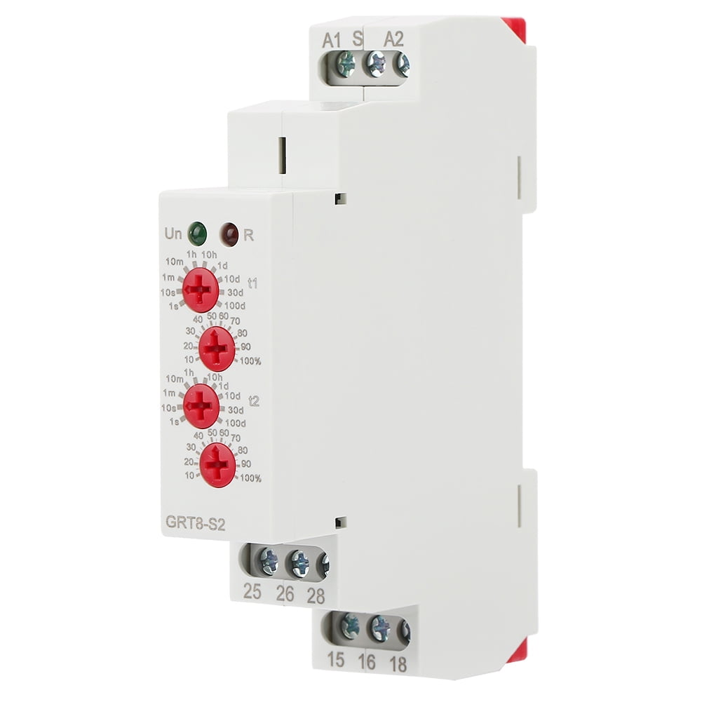 Versatile Cycle Timer Relay, 0.1s, 100 Day Range, Precise Control, DIN ...