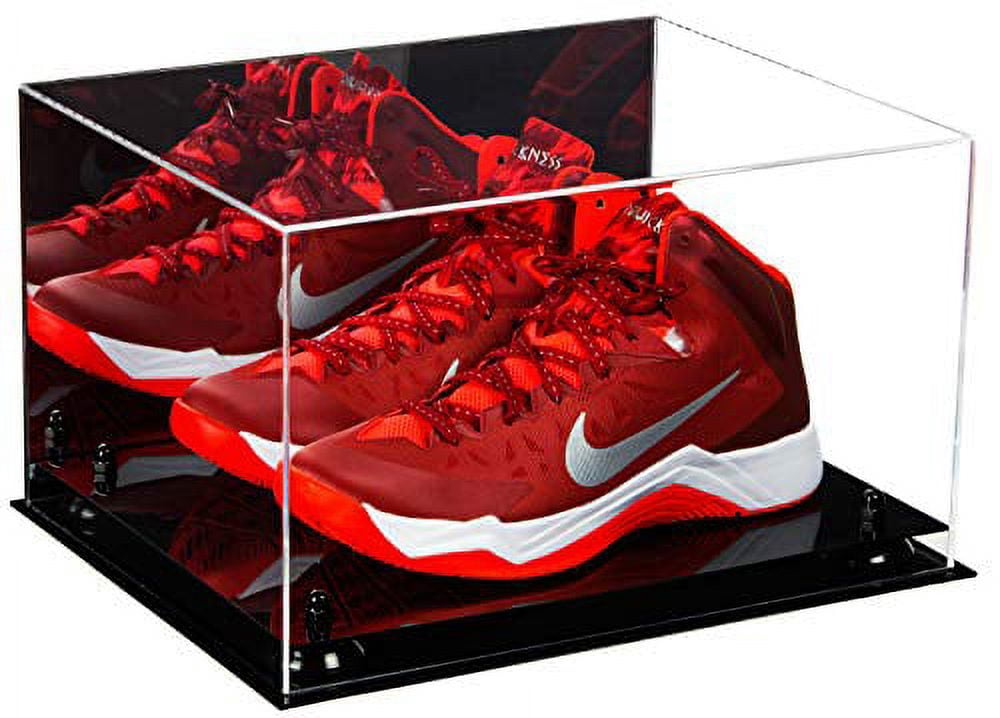 Versatile Deluxe Acrylic Display Case - Large Rectangle Box with Black ...
