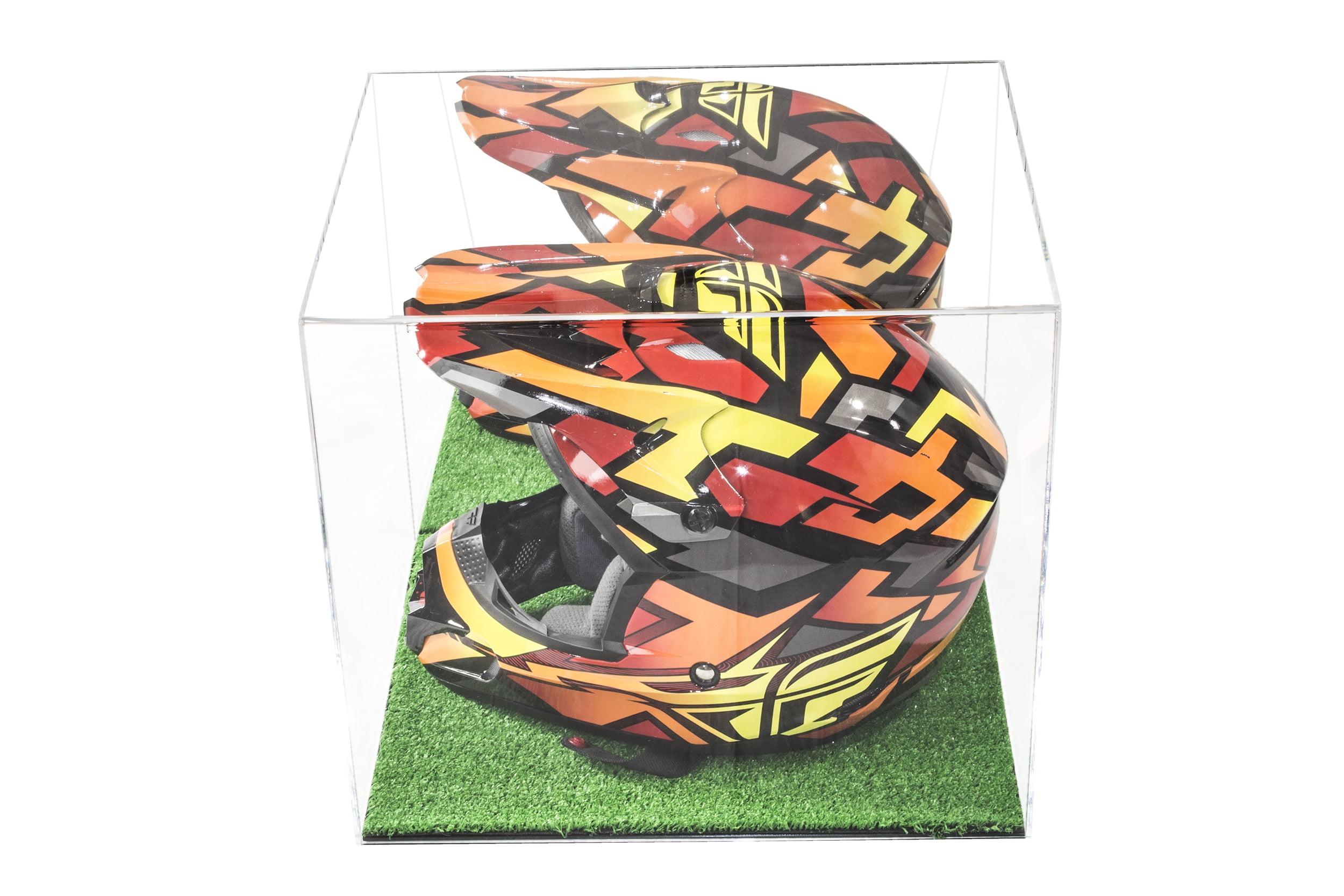Versatile Deluxe Acrylic Display Case - Large Rectangle Box with Mirror ...