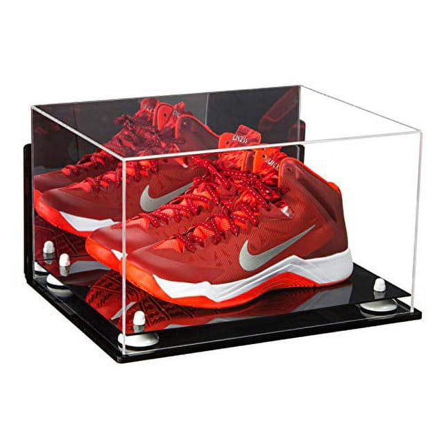 Versatile Deluxe Acrylic Display Case - Large Rectangle Box with White ...