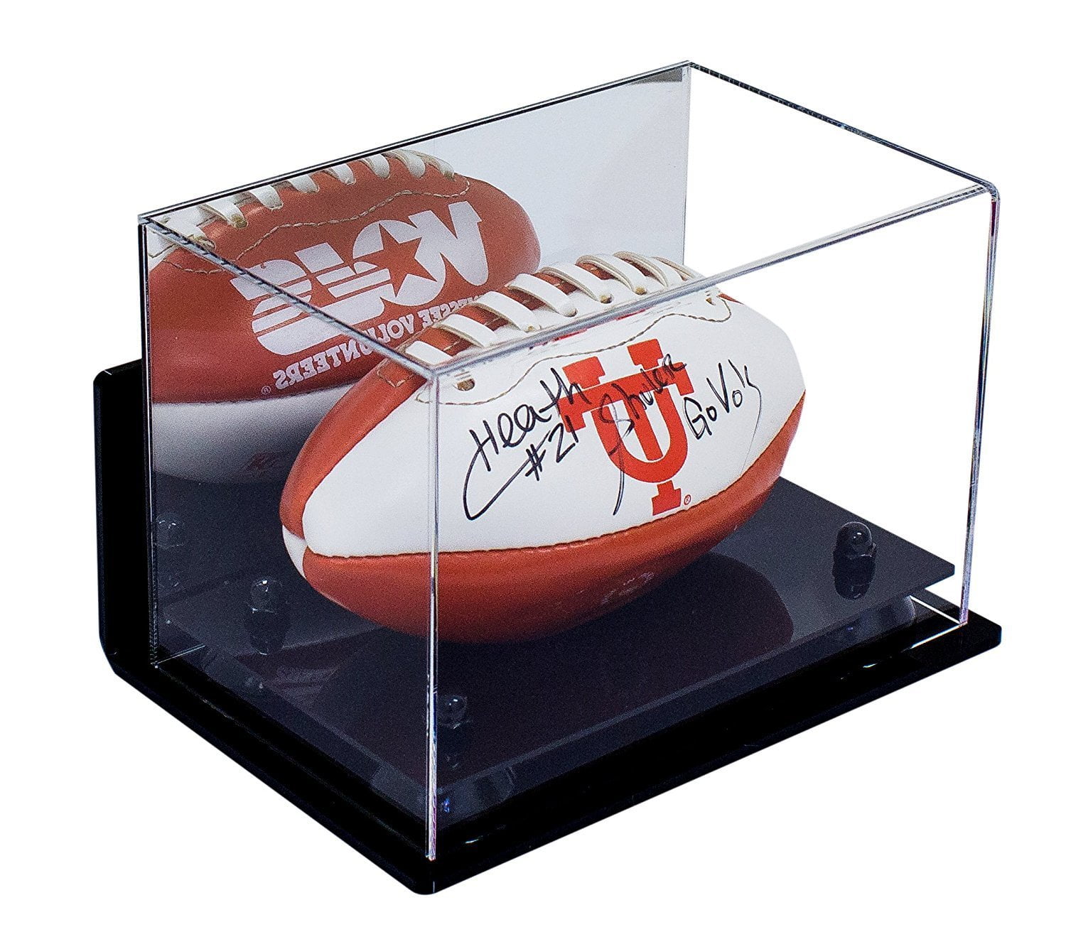 Versatile Deluxe Acrylic Display Case - Small Rectangle Box with Black ...
