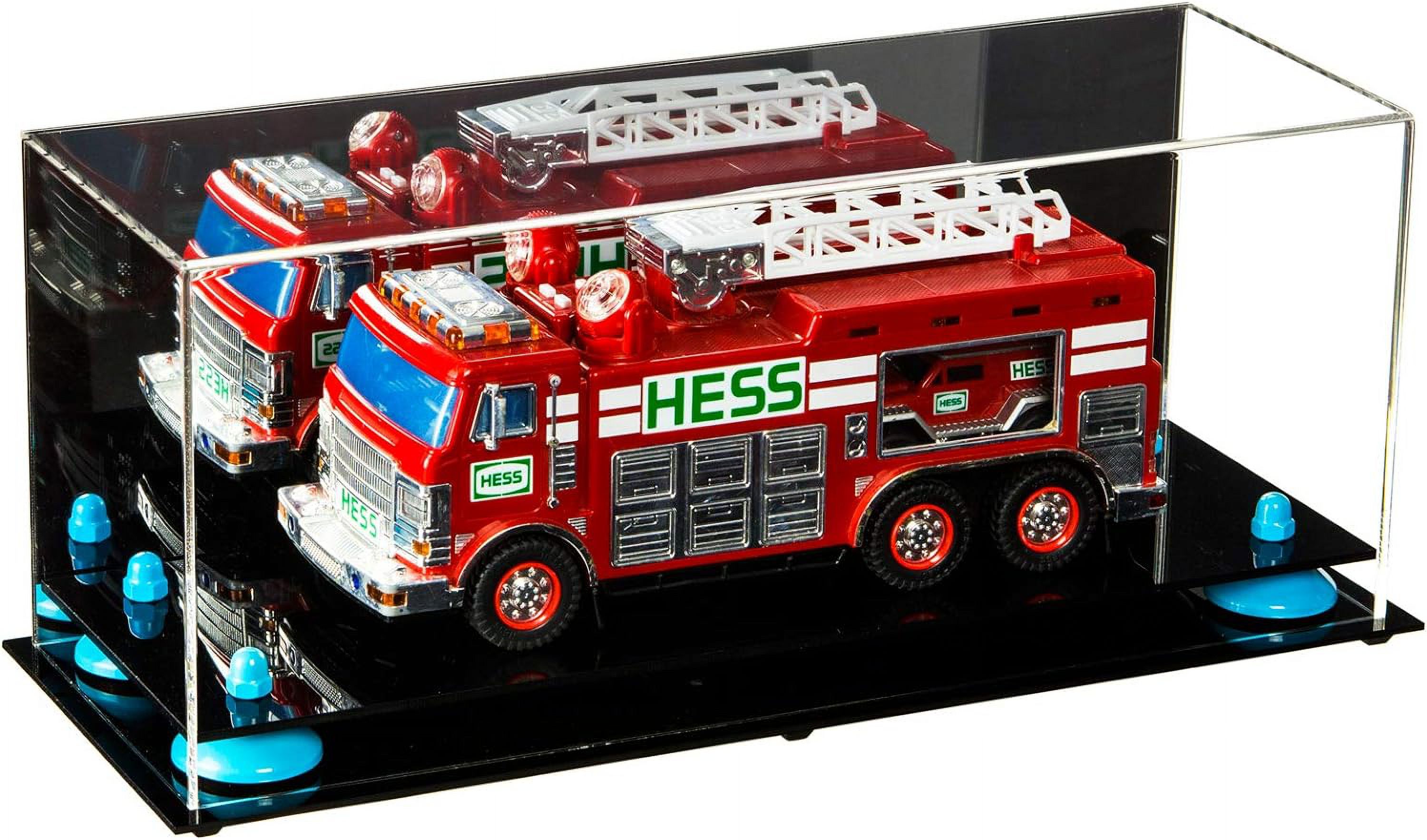 Versatile Display Case - Large Rectangle Box with Mirror and Light Blue ...