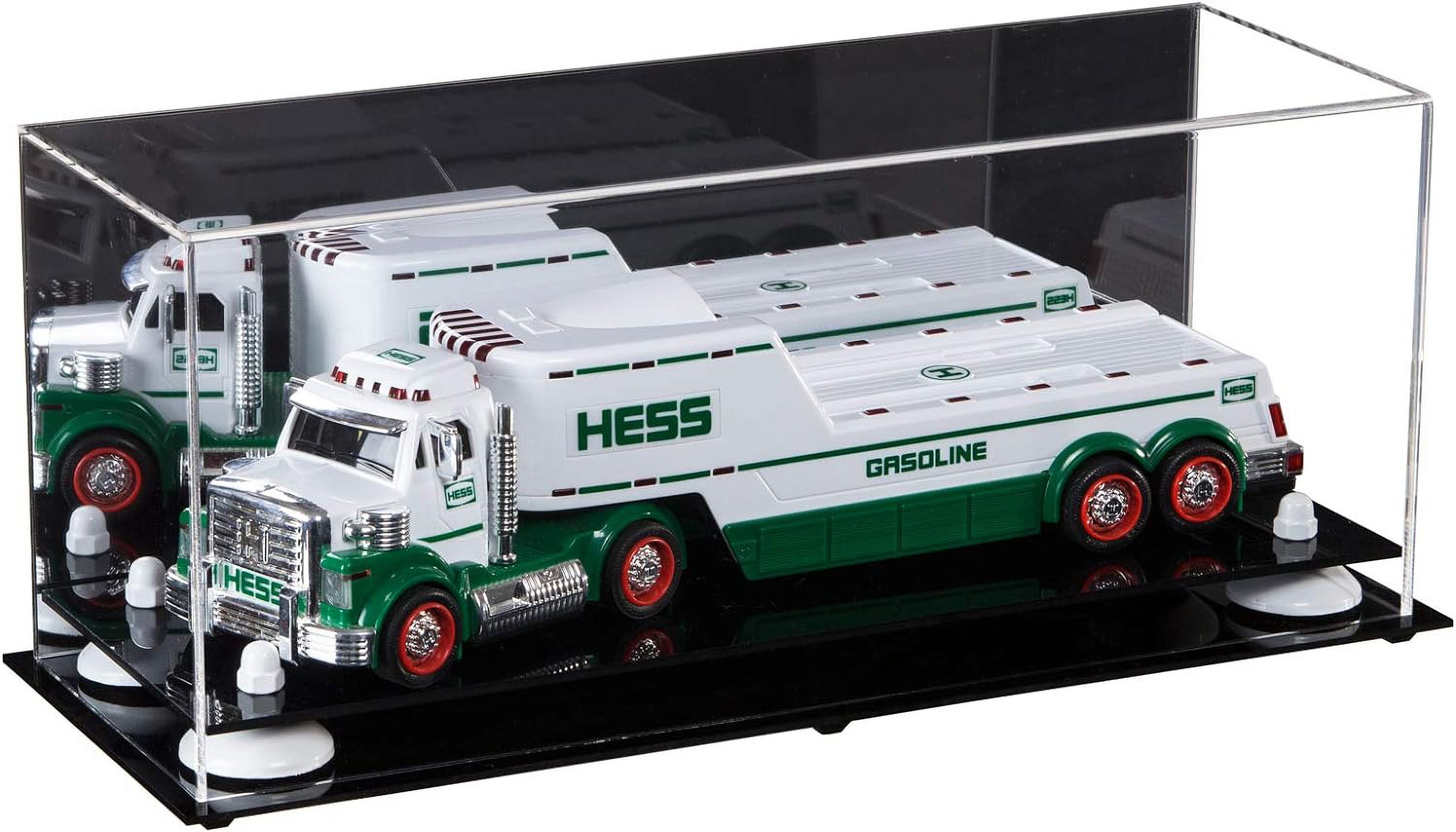 Versatile Display Case - Large Rectangle Box with Mirror and White ...