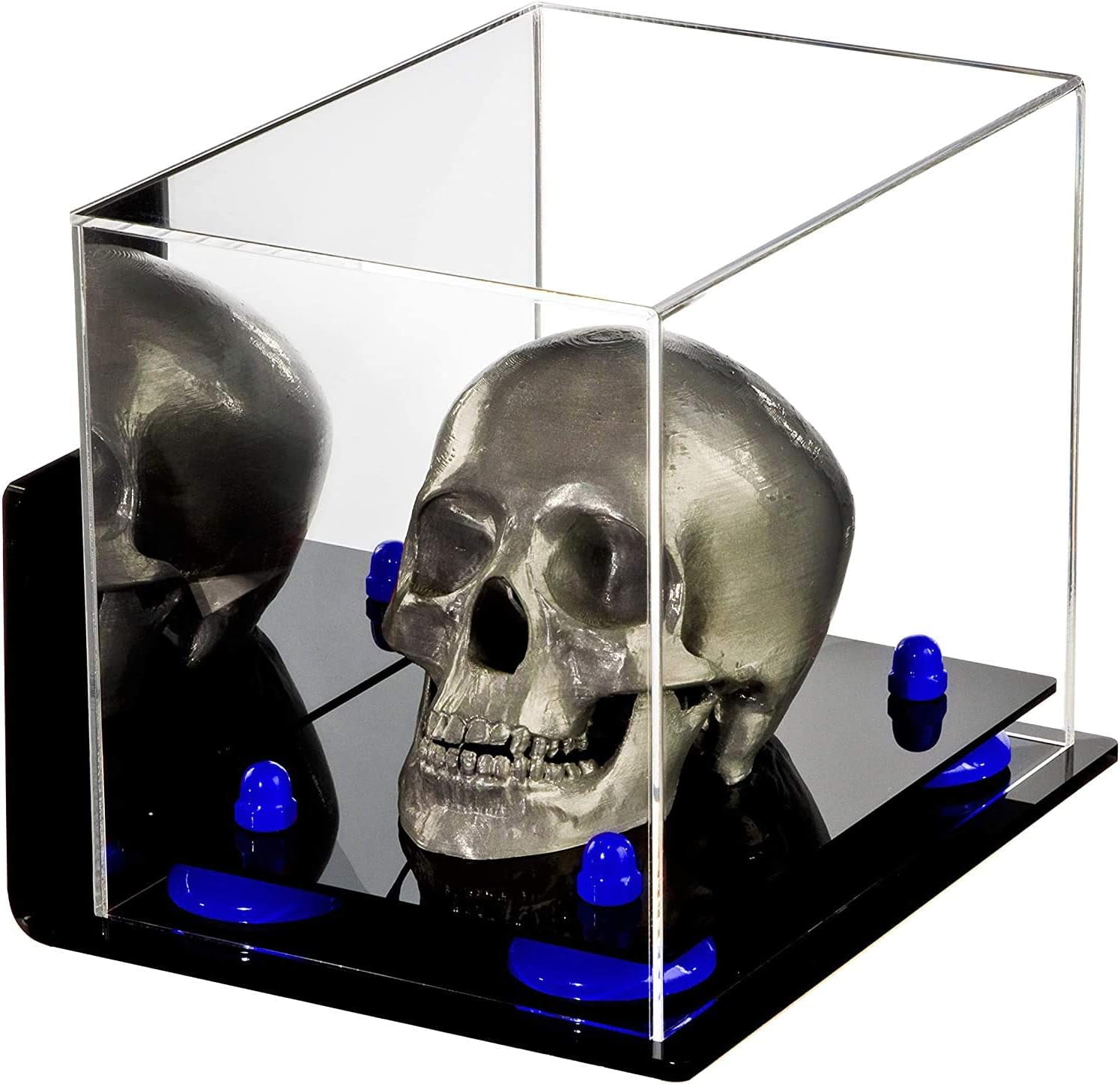 Versatile Display Case - Small Rectangle Box With Mirror, Dark Blue ...