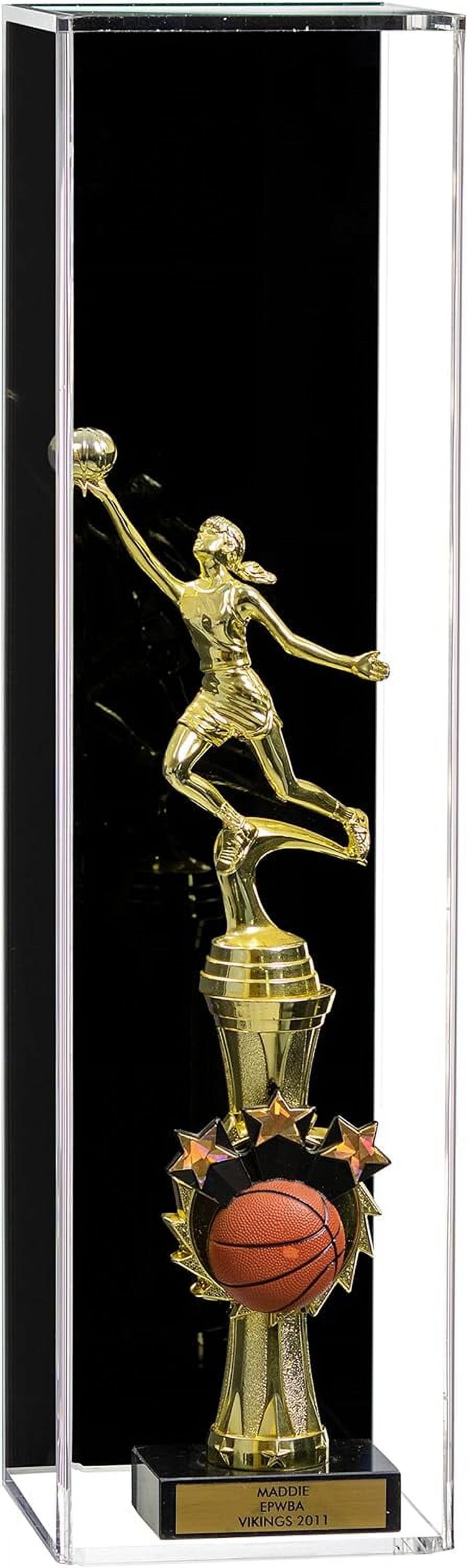 Versatile Display Case with Wall Mount and Black Back 4.875" x 4.875" x ...