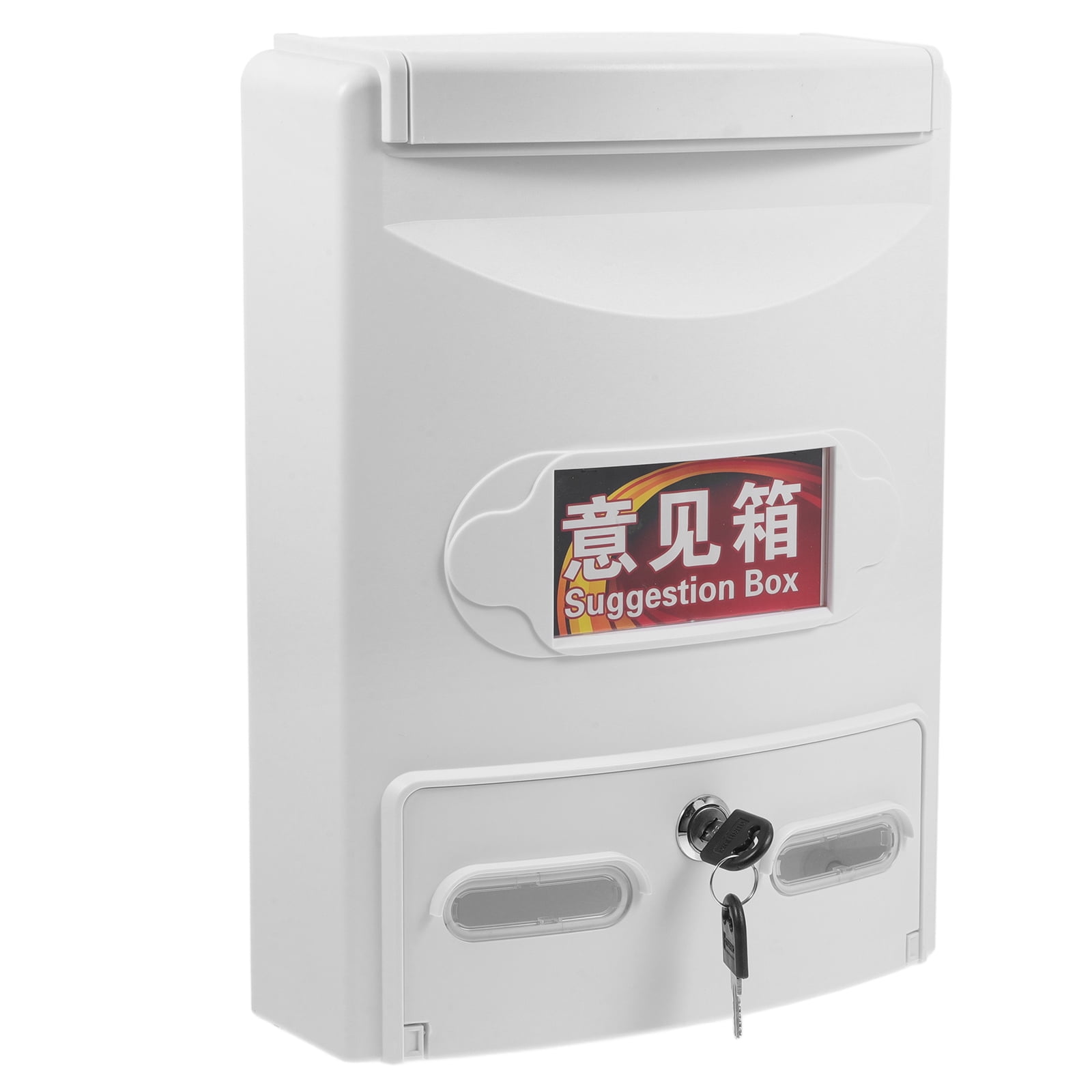 Versatile Donation And Ballot Box With Slot And Lock Wall-Mounted ...