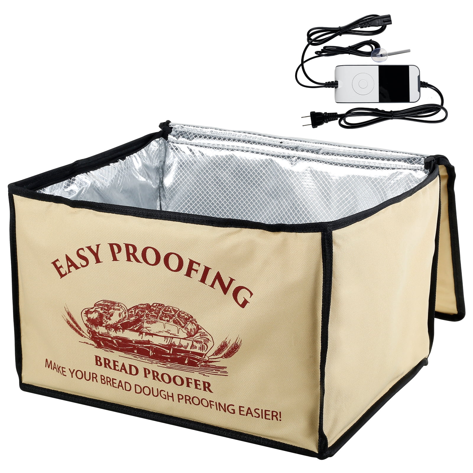 Folding Bread Proofing Box with Heater Temperature Control & Timing ...