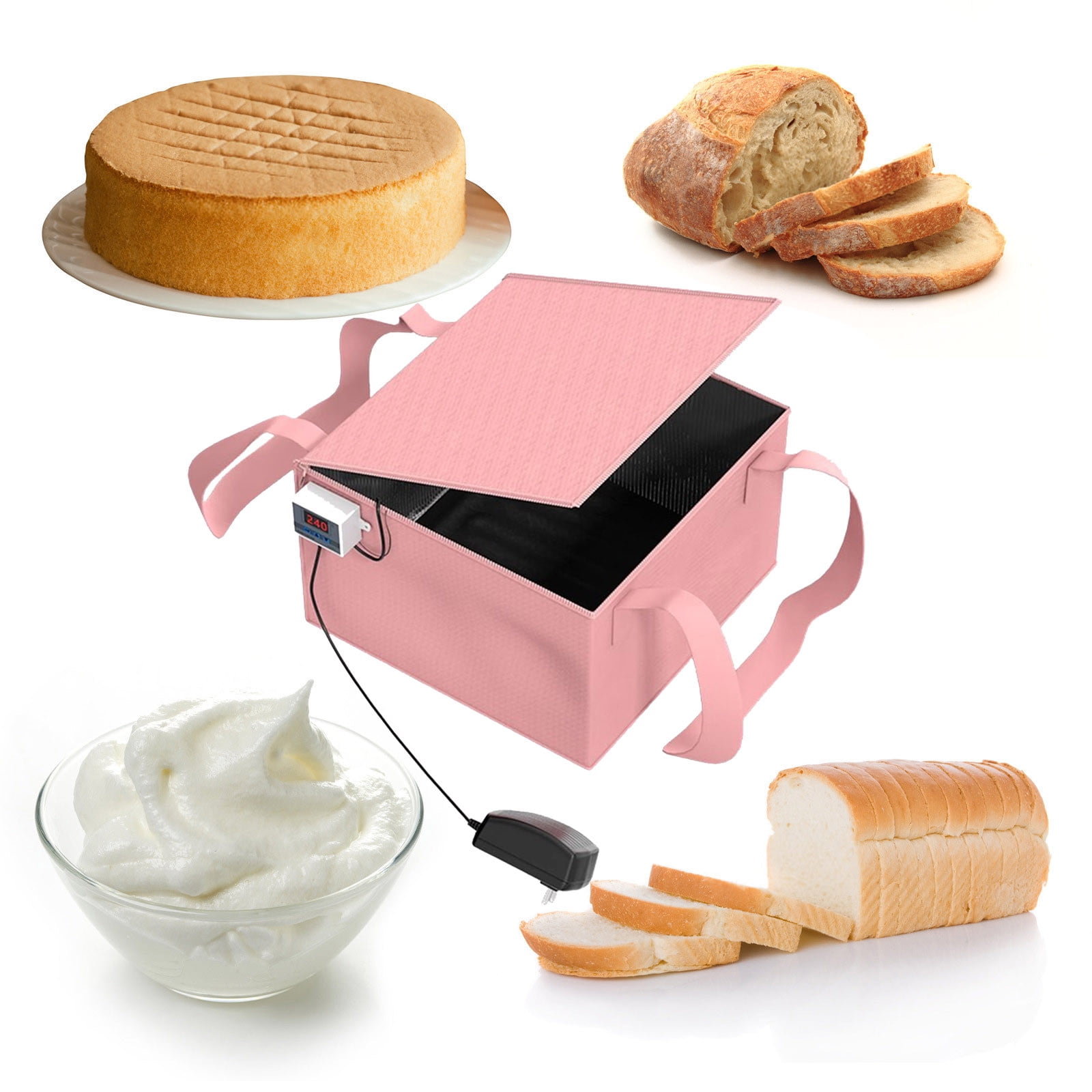 Versatile Dough Proofer, Temperature-Controlled Proofing Box for Bread ...