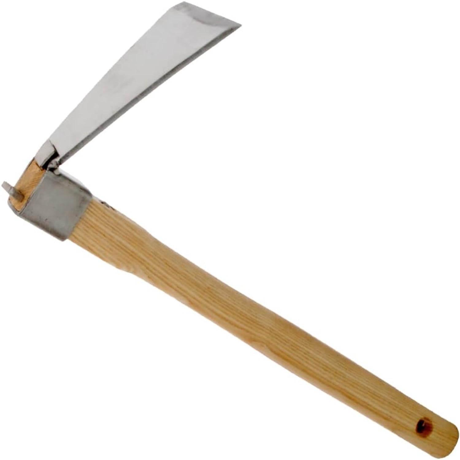 Versatile and Durable 6-inch by 3.25-inch Wood Handle Forged Hoe ...