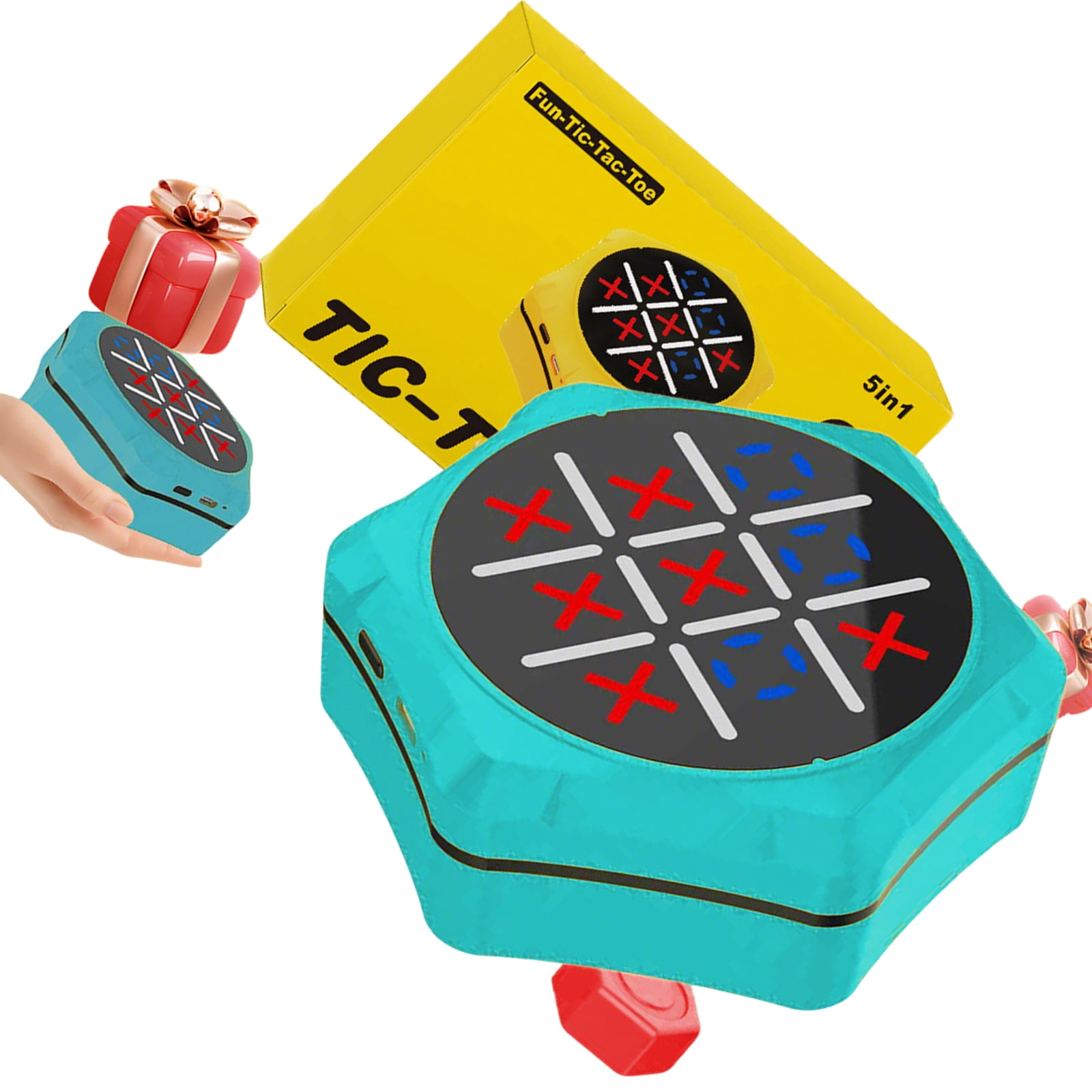 Versatile Educational Game Set Combining Tic Toe Checkers And Other ...