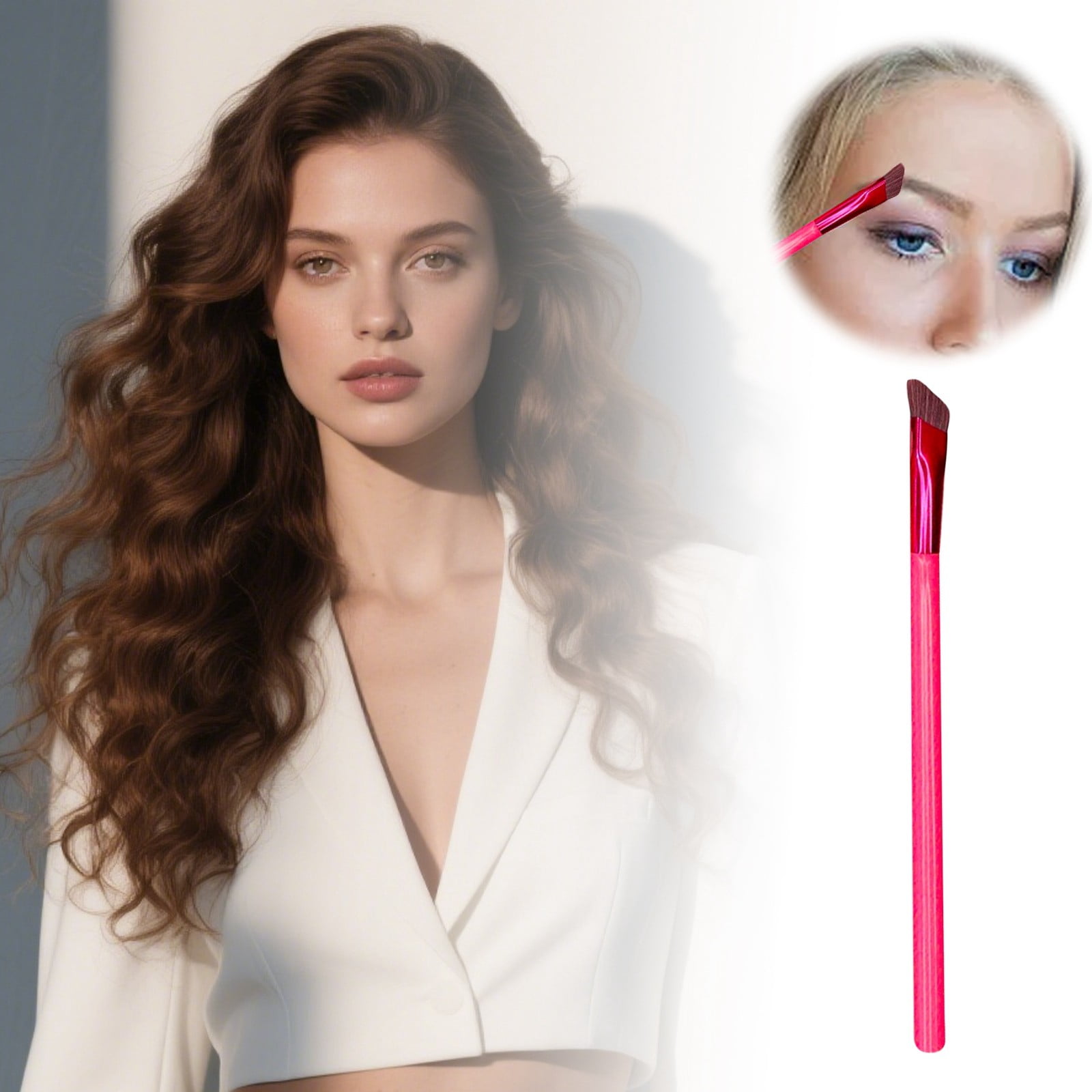 Eyebrow Brush Makeup Tool for Precise Application and Detailing on All ...
