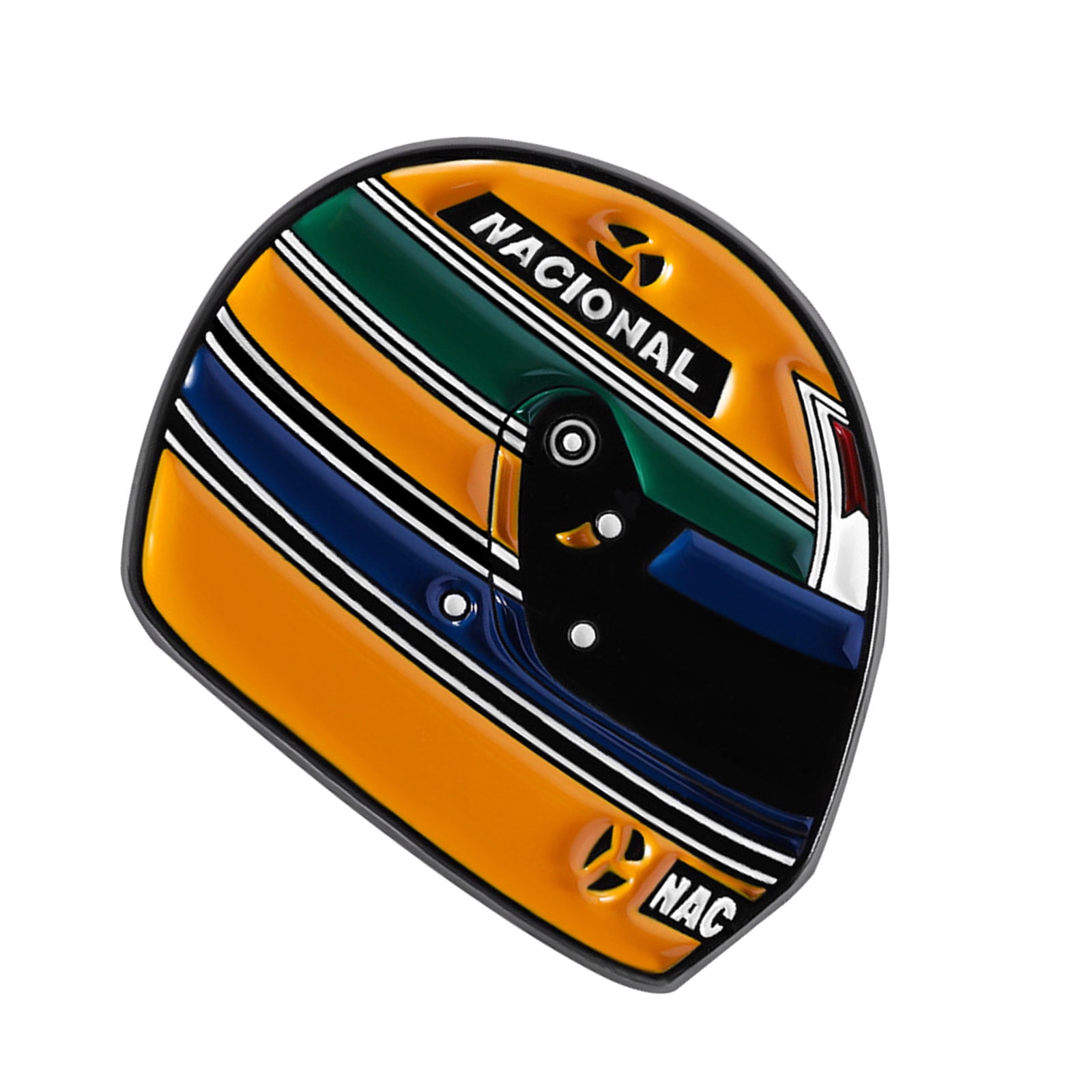 Versatile Fashion Brooch Pin Inspired from Racing Crafted From Kirsite ...