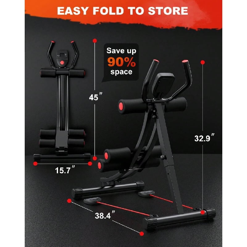 Versatile for All Fitness Goals GIKPAL Ab Workout Equipment, Ab Machine ...