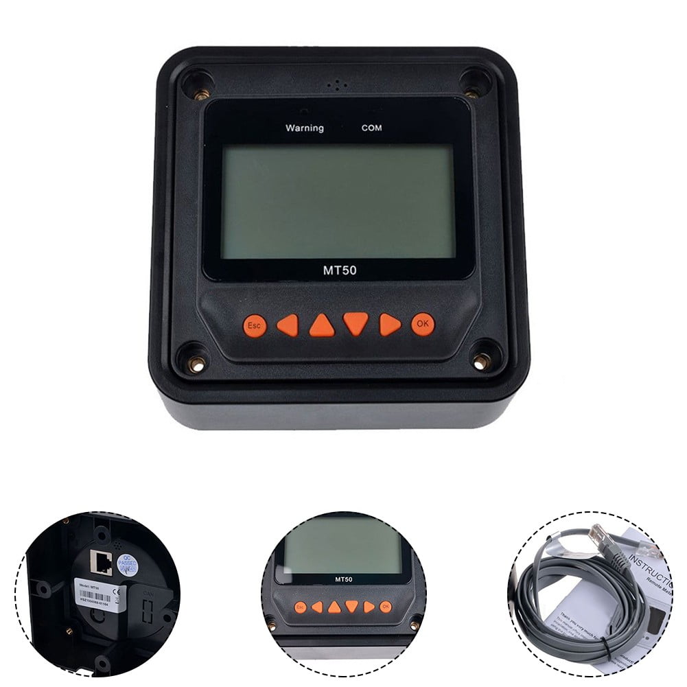 Versatile Function MT50 Remote Control Meter for Epever MPPT Solar ...